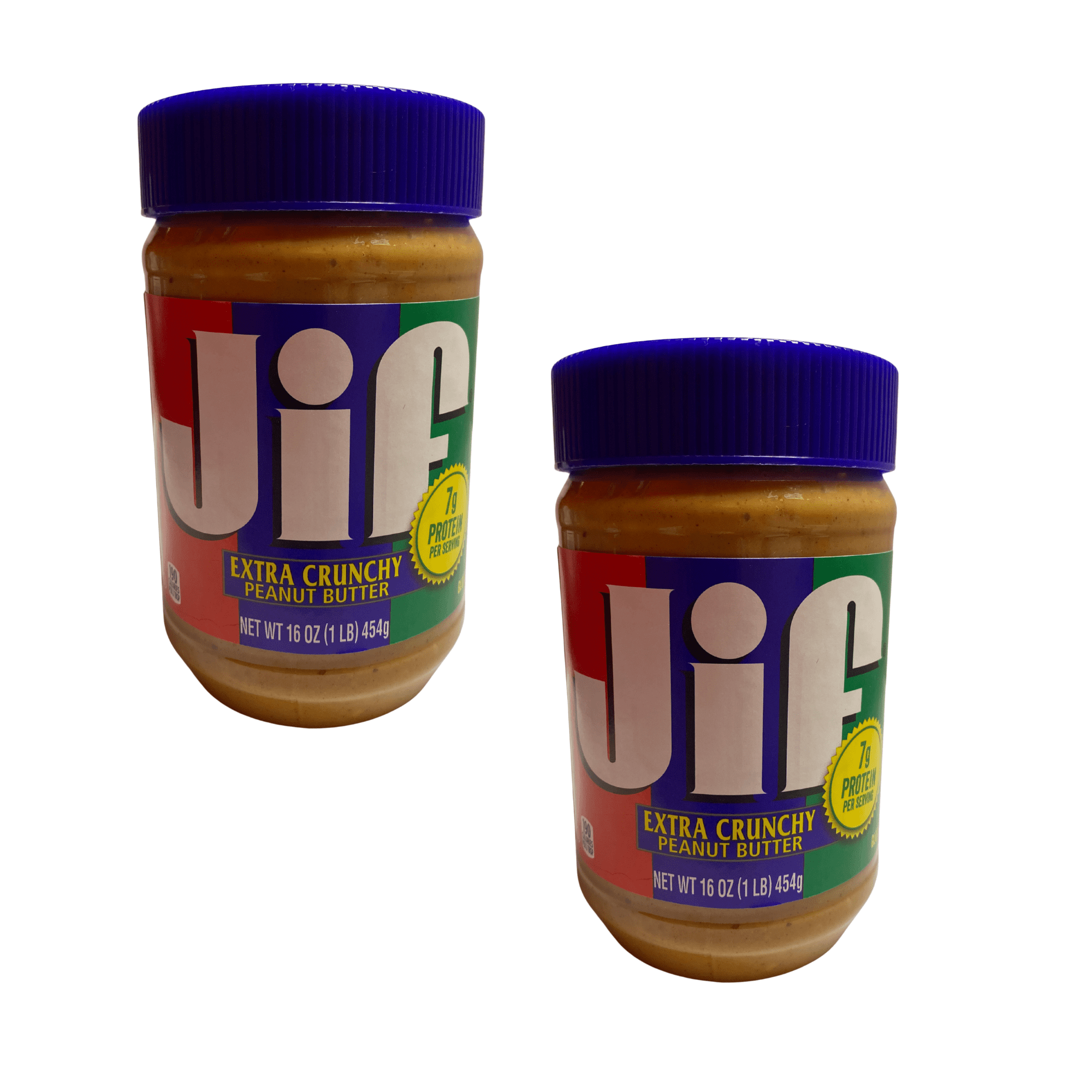 (2 pack) Jif Extra Crunchy Peanut Butter, 16-Ounce Jar - Walmart.com