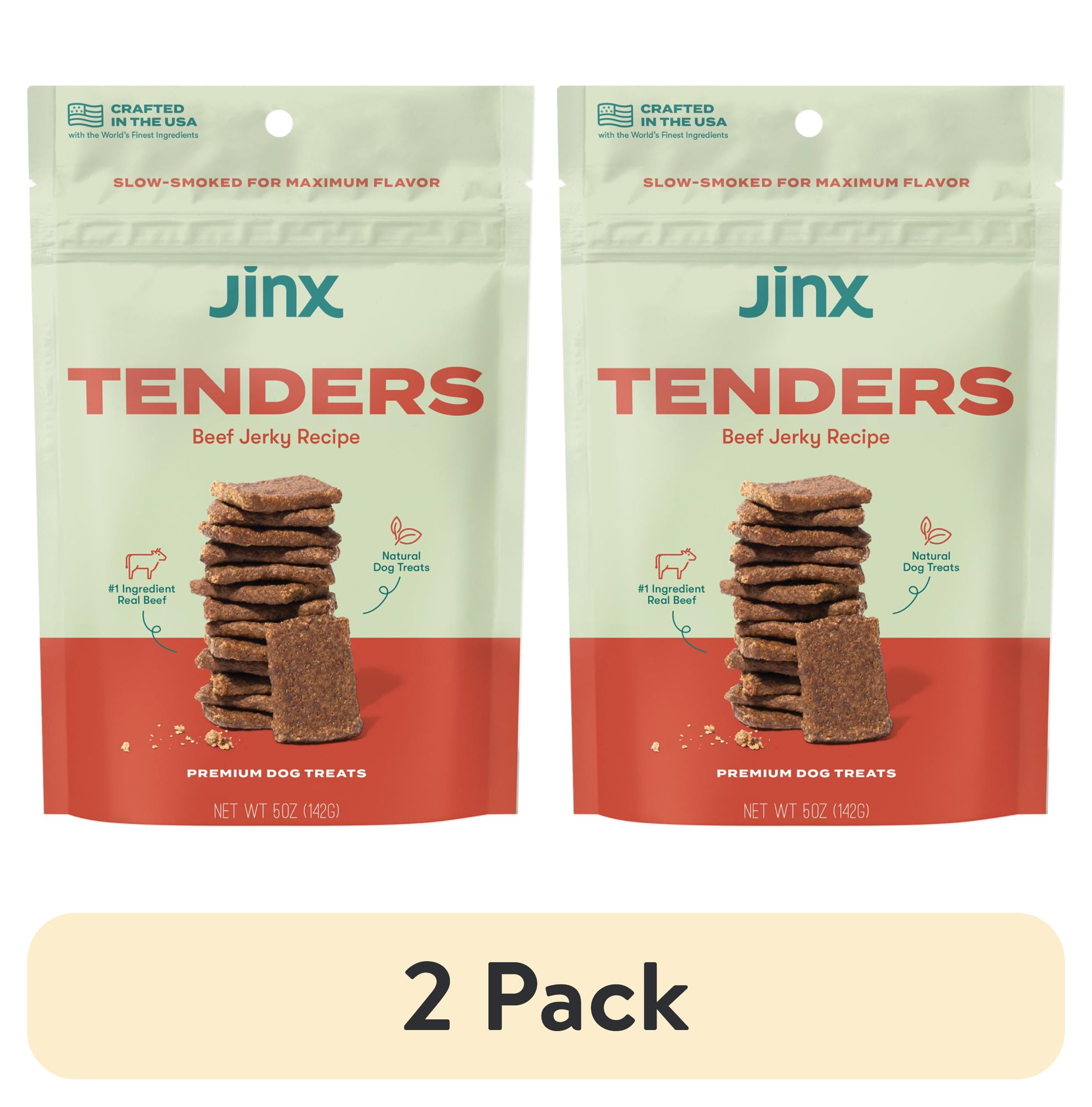 (2 pack) Jinx Beef Tenders, Dog Treats,5oz Bag - Walmart.com