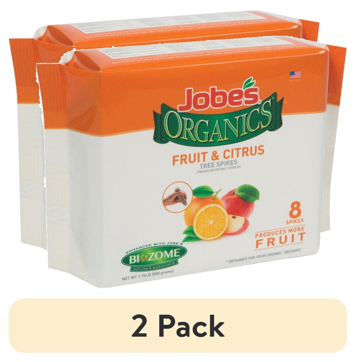 (2 pack) Jobe's Organics Slow Release Fruit and Citrus Plant Fertilizer ...