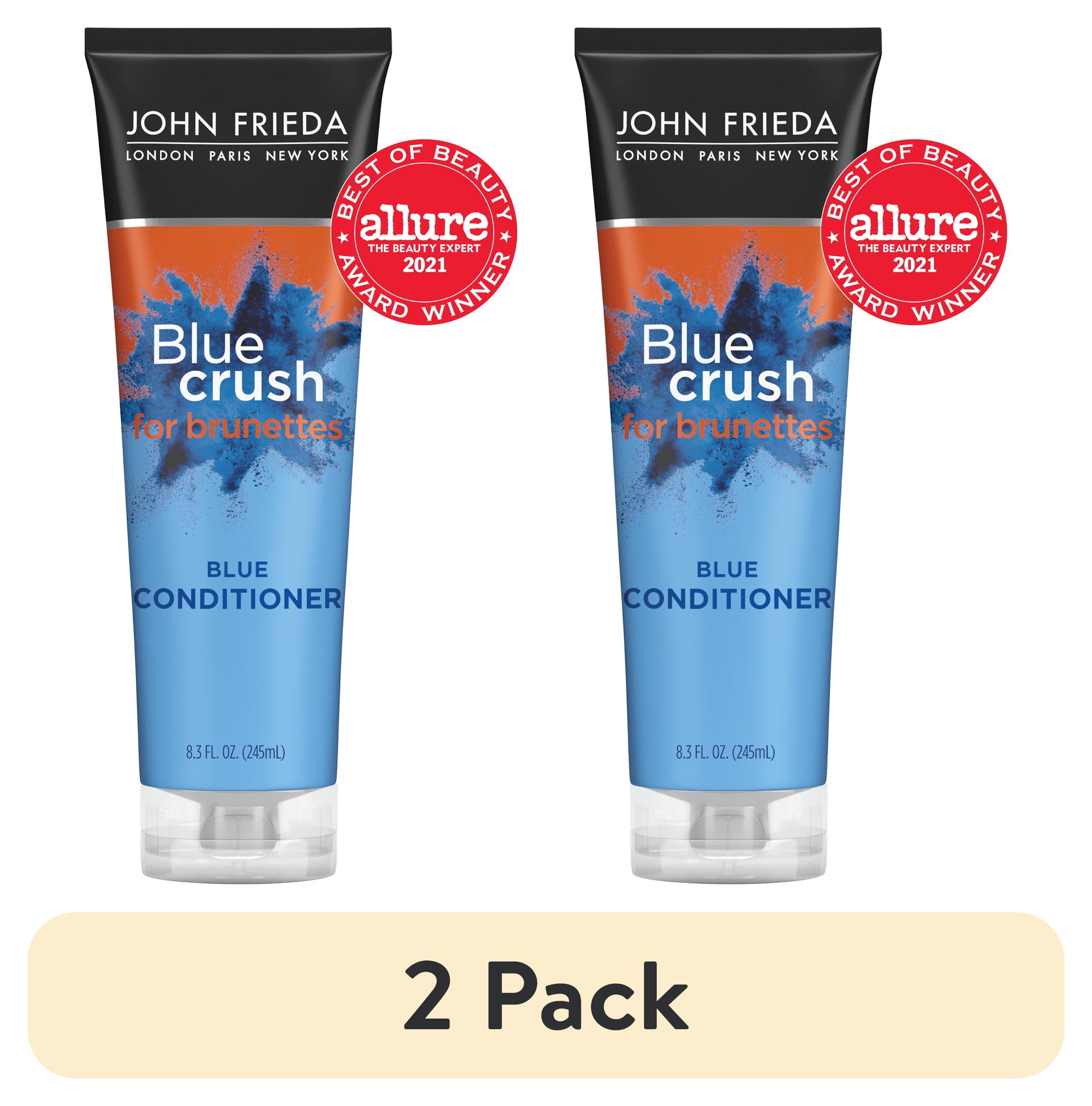 (2 pack) John Frieda Blue Crush Conditioner for Brunette, Color Treated ...