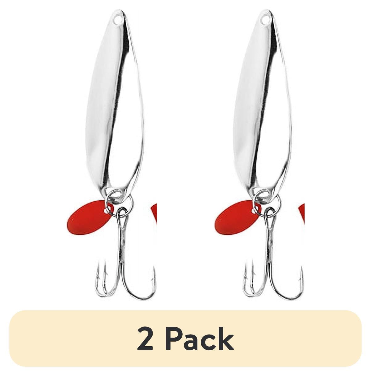 (2 pack) Johnson Sprite Fishing Lure, Chrome, 2 in - Walmart.com