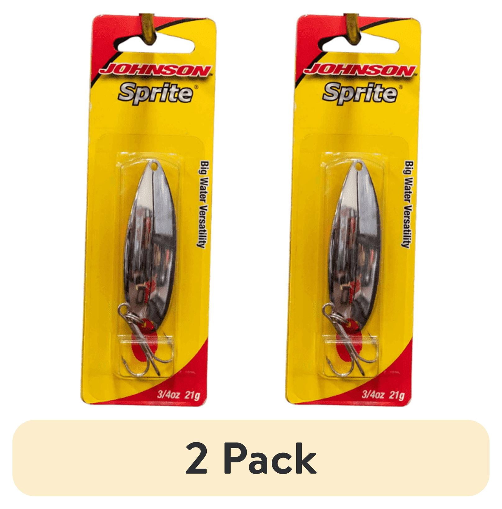 (2 pack) Johnson Sprite Fishing Lure, Chrome, 2.5 in - Walmart.com