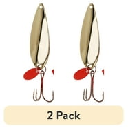 Johnson Sprite Redfish Fishing Lures, 2-Piece Kit, Gold, 2.25 in, 1/2 ...