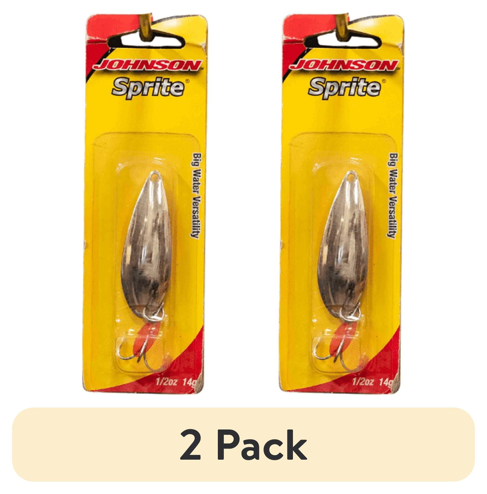 (2 pack) Johnson Sprite Fishing Lure, Gold, 2.25 in - Walmart.com