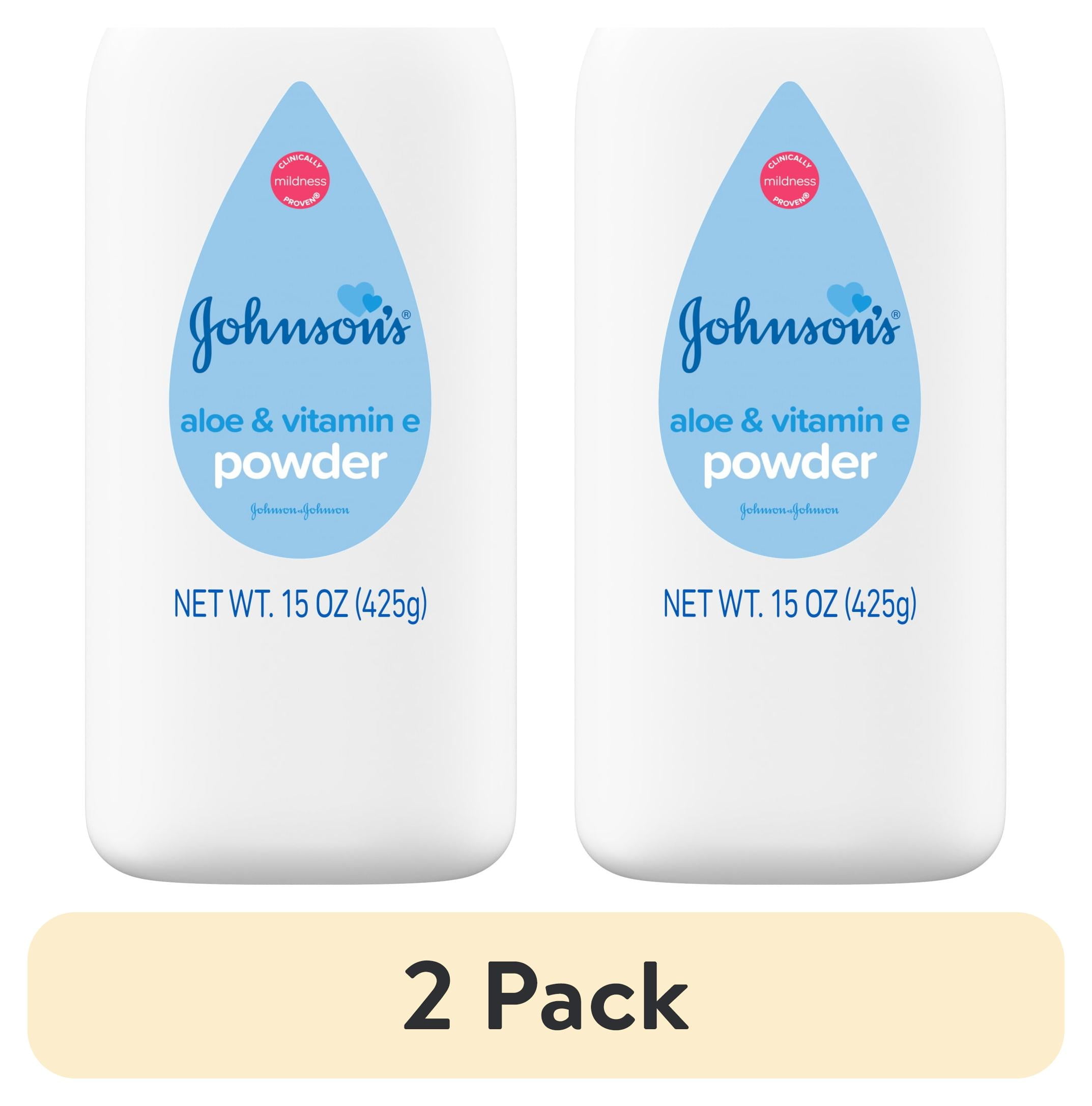(2 pack) Johnson's Cornstarch Unisex Powder for Baby and Toddler with ...