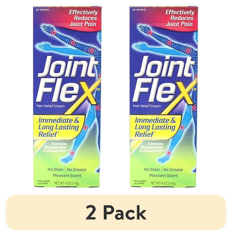 (2 pack) JointFlex Pain Relief Cream for Joint & Arthritis Pain, 4 Ounce Tube - Walmart.com
