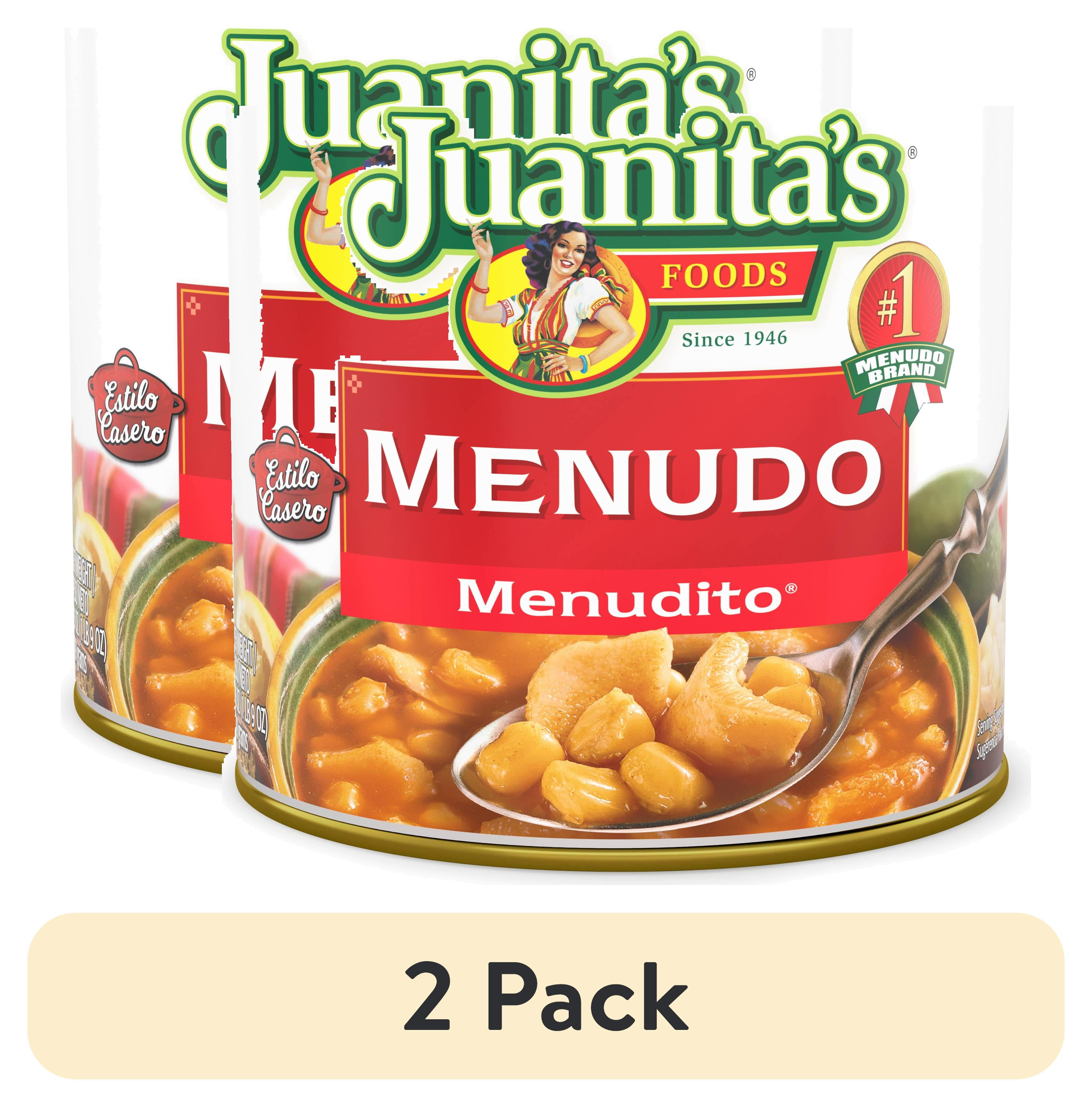 (2 pack) Juanita’s Foods Ready to Serve Original Menudo Soup, 25 oz Can ...