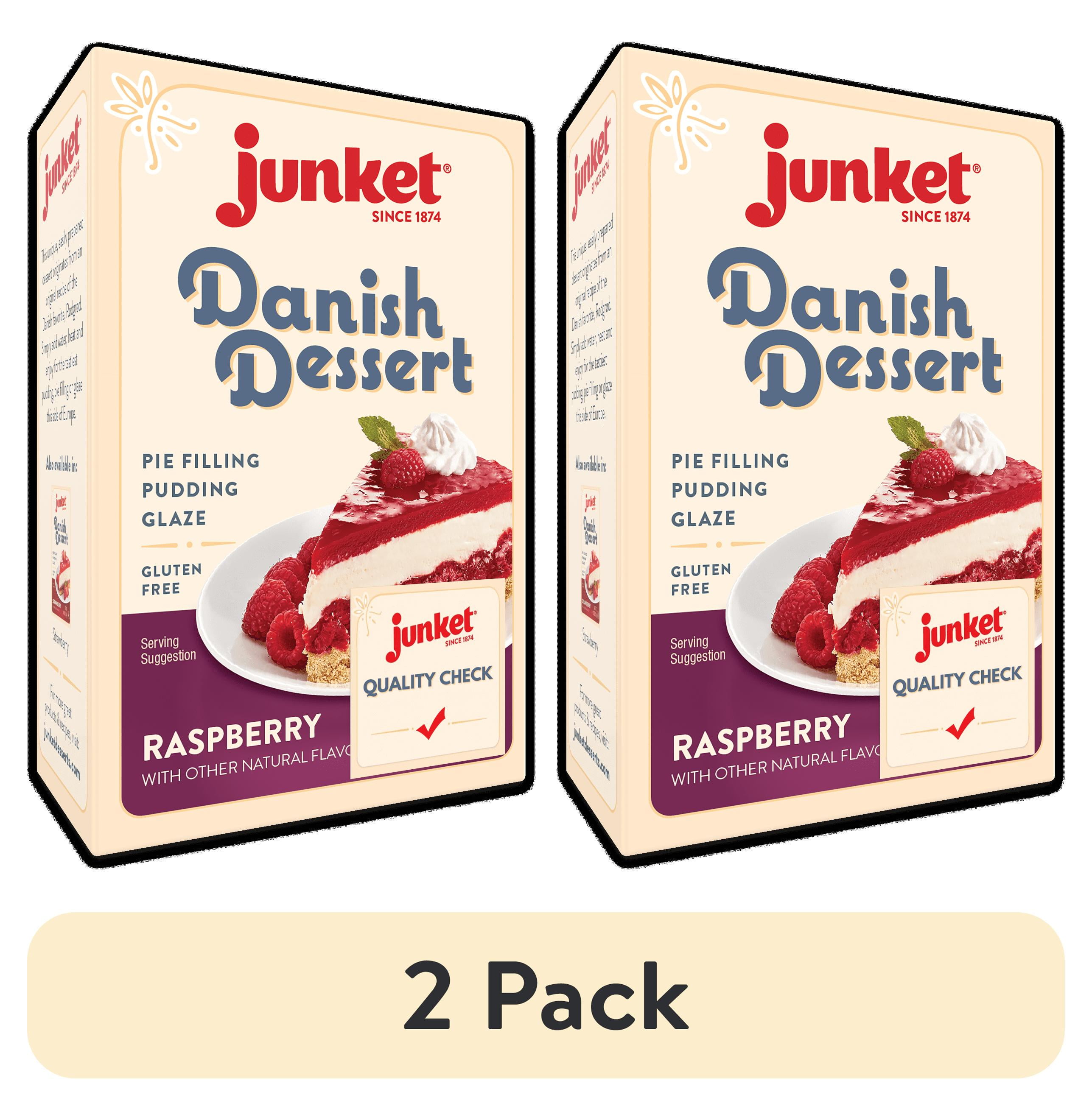 (2 pack) Junket Danish Dessert Raspberry, 4.75 Ounce - Walmart.com