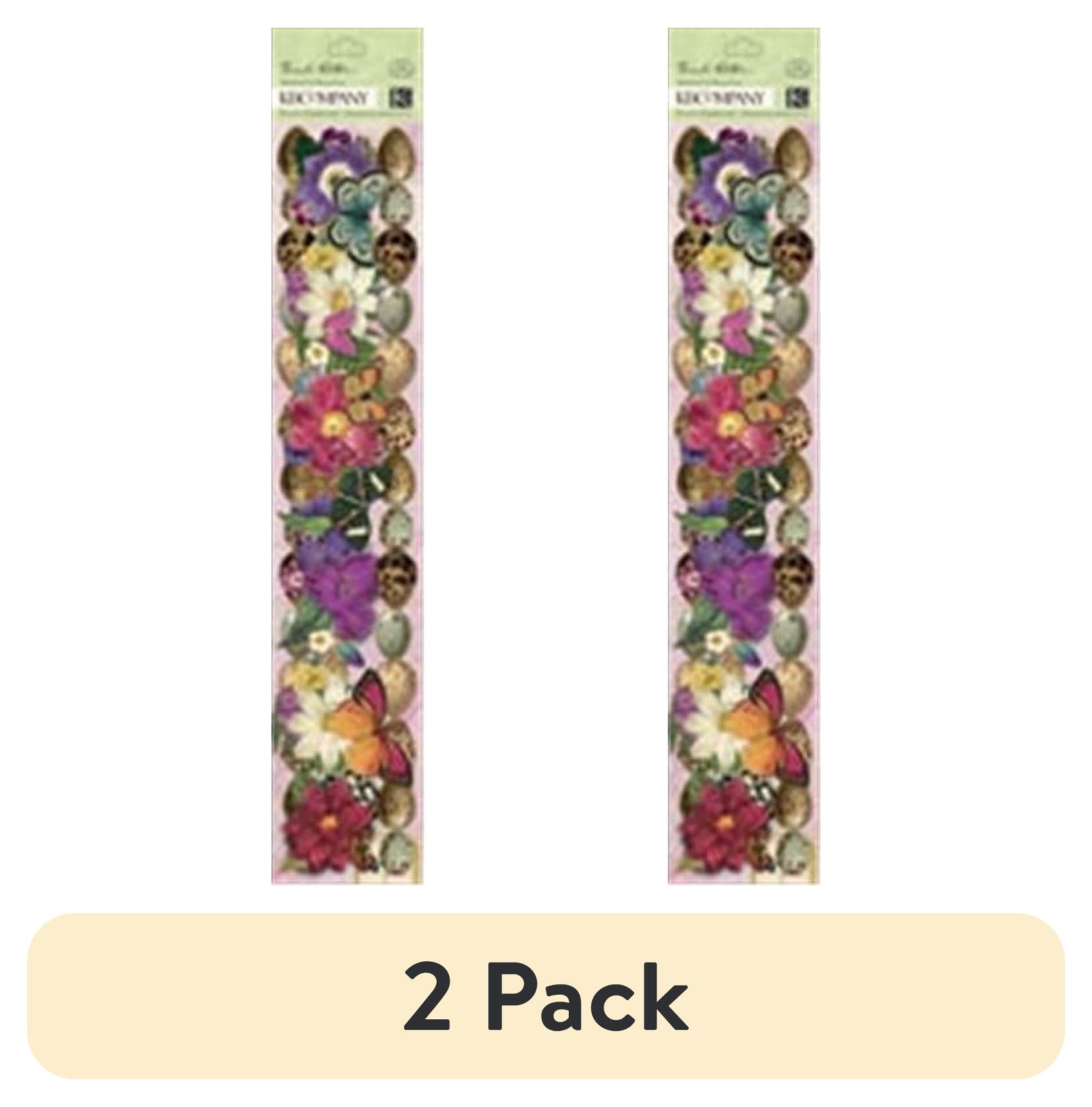 (2 pack) K&Company 462773 Flora & Fauna Adhesive Borders 12 in ...