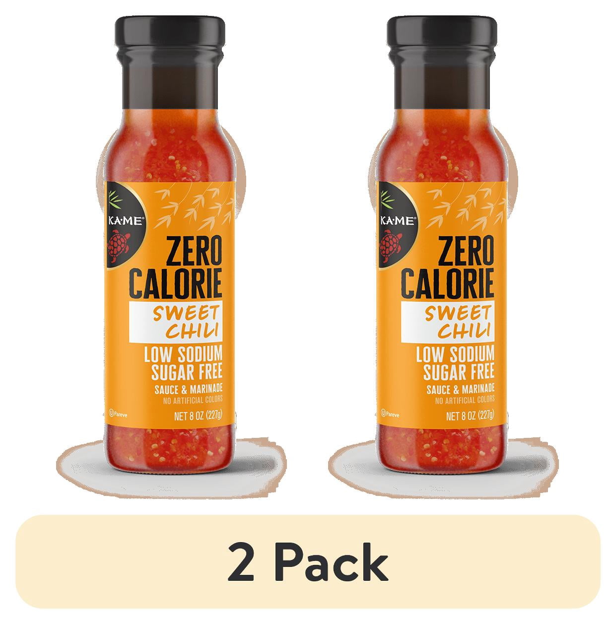 (2 pack) KA-ME Zero Calorie Sugar Free Low Sodium Sweet Chili Sauce and ...