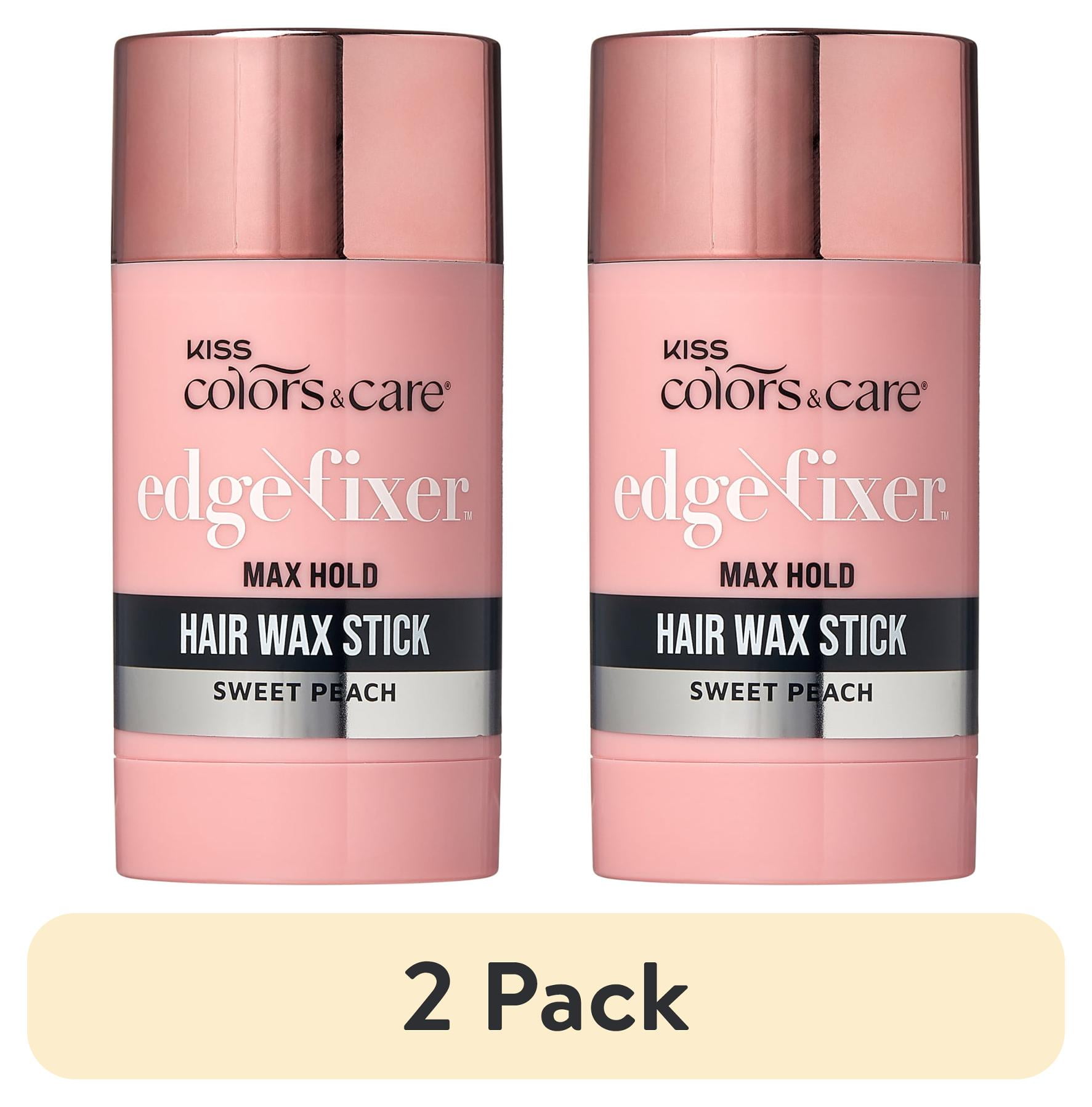(2 pack) KISS Colors & Care Edge Fixer Maximum Hold Hair Wax Stick, All ...
