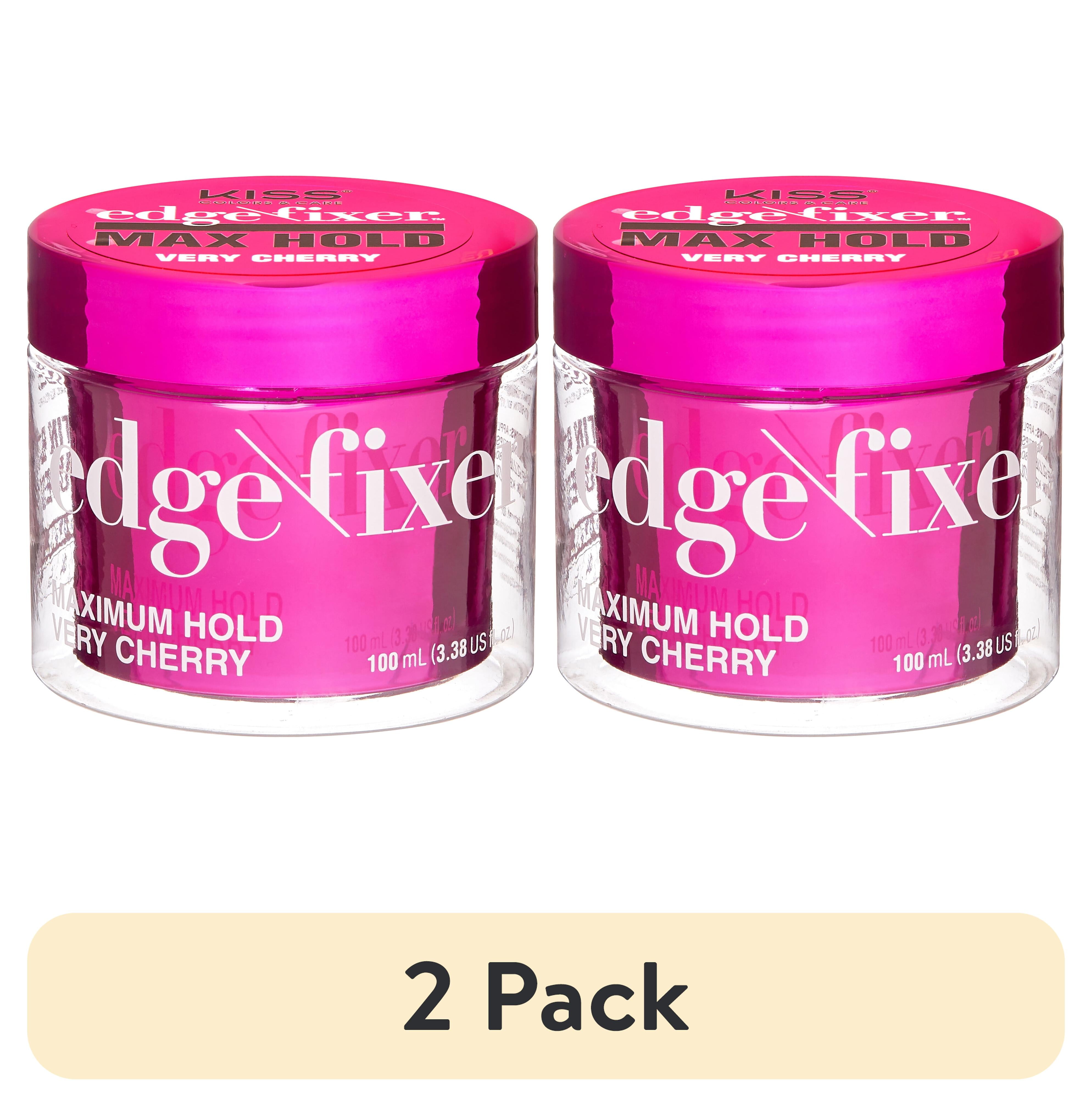(2 pack) KISS Colors & Care Edge Fixer Gel, Maximum Hold, Very Cherry ...
