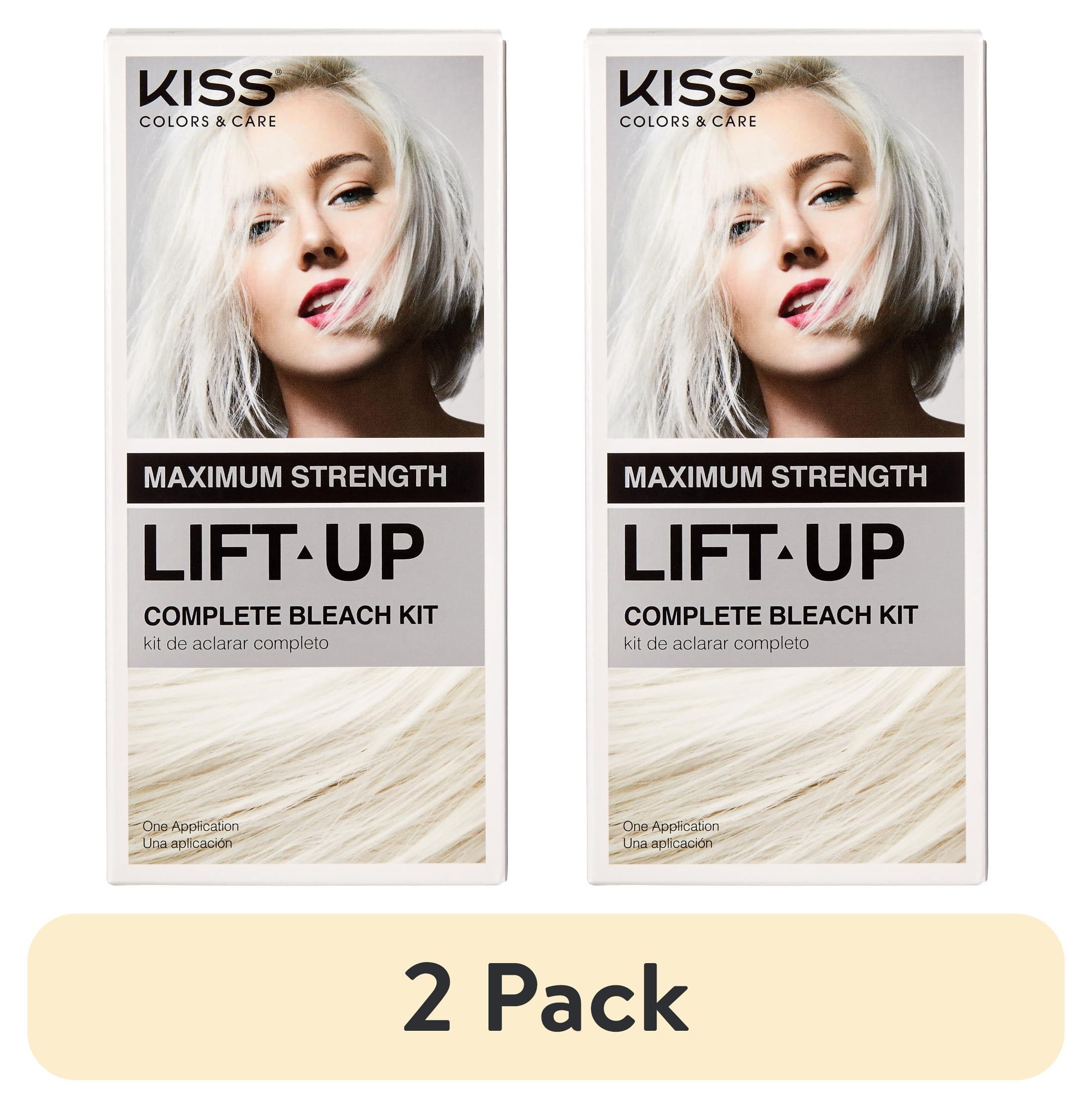(2 pack) Kiss Colors & Care Maximum Strength Lift-up Complete Bleach ...