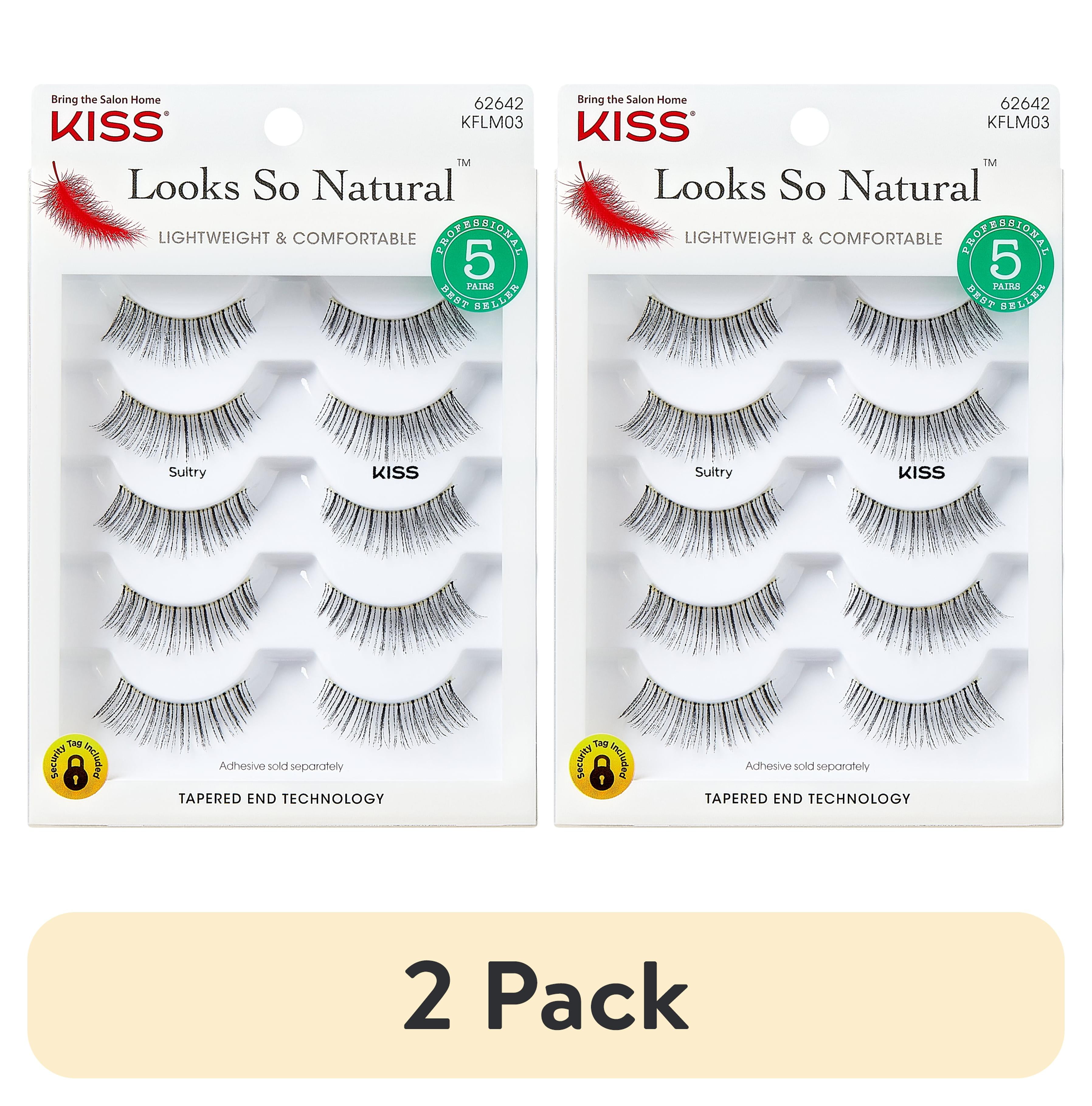 (2 pack) KISS USA Looks so Natural Multipack Lashes - Sultry False ...