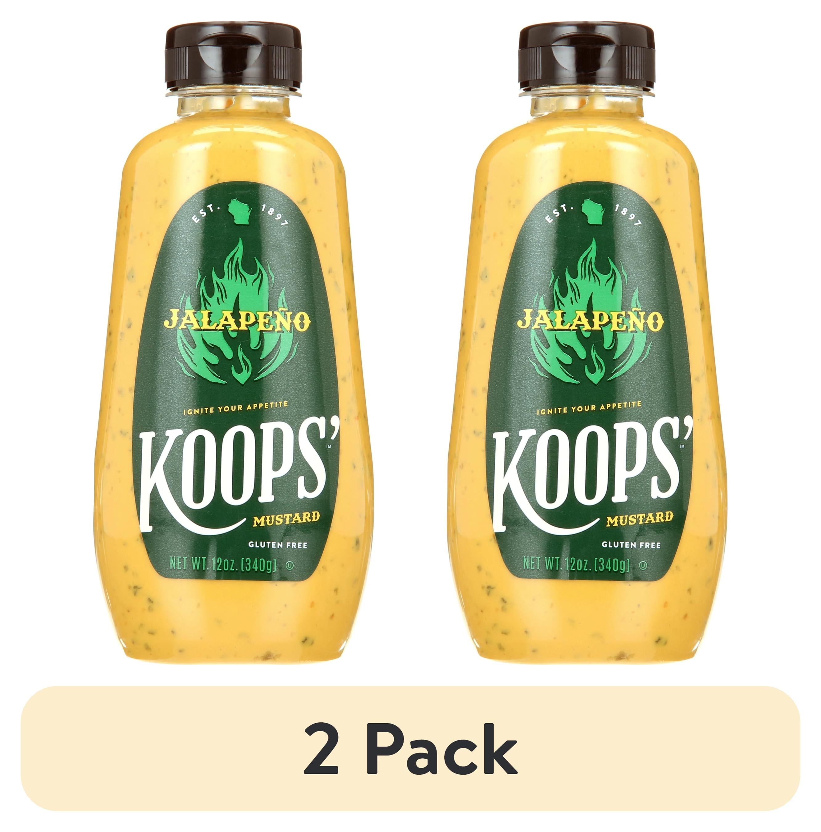 (2 pack) KOOPS' Mustard, Jalapeno, 12 oz - Walmart.com
