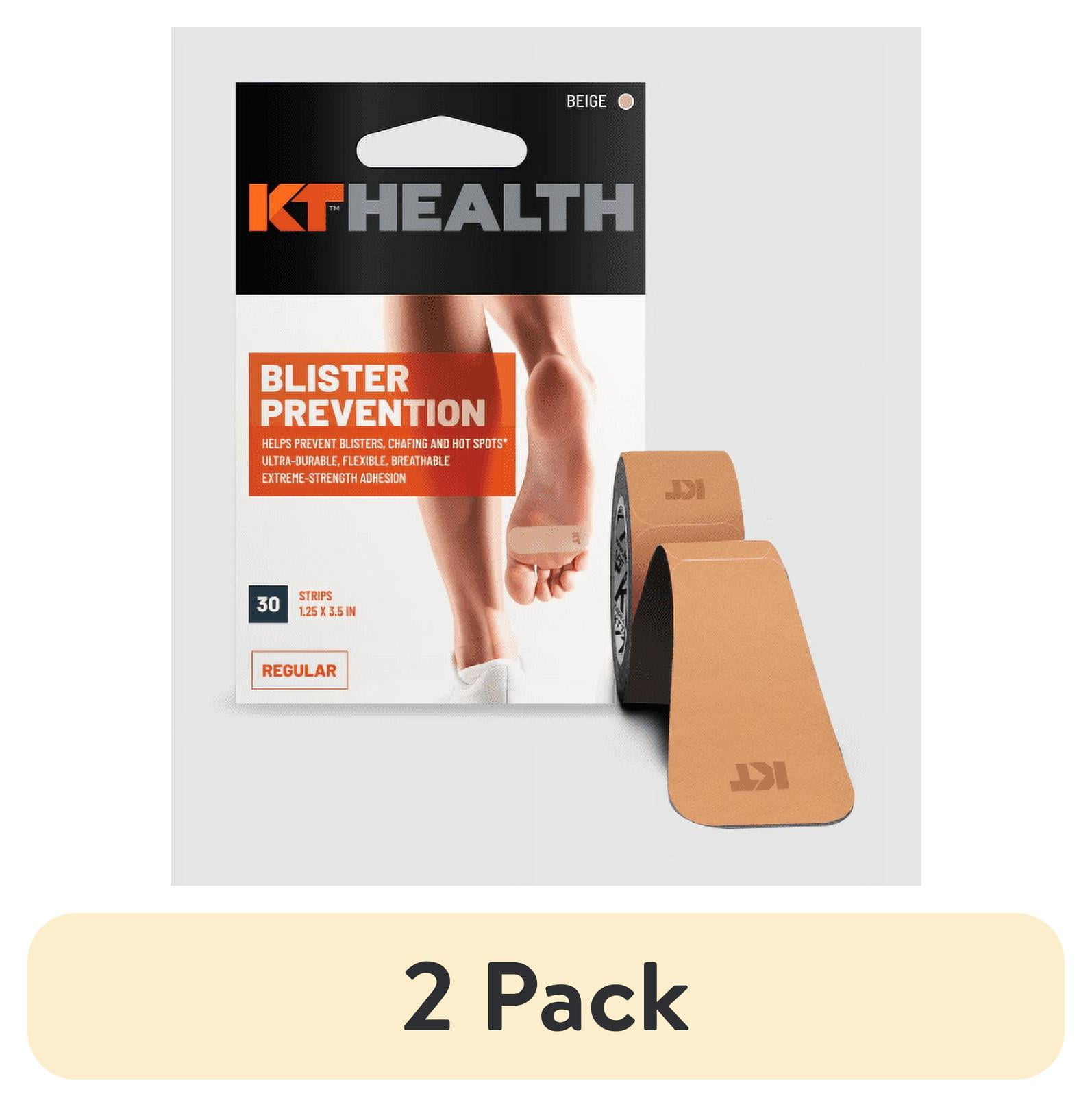 (2 pack) KT Health Blister Prevention Strips, Athletic Barrier Tape ...
