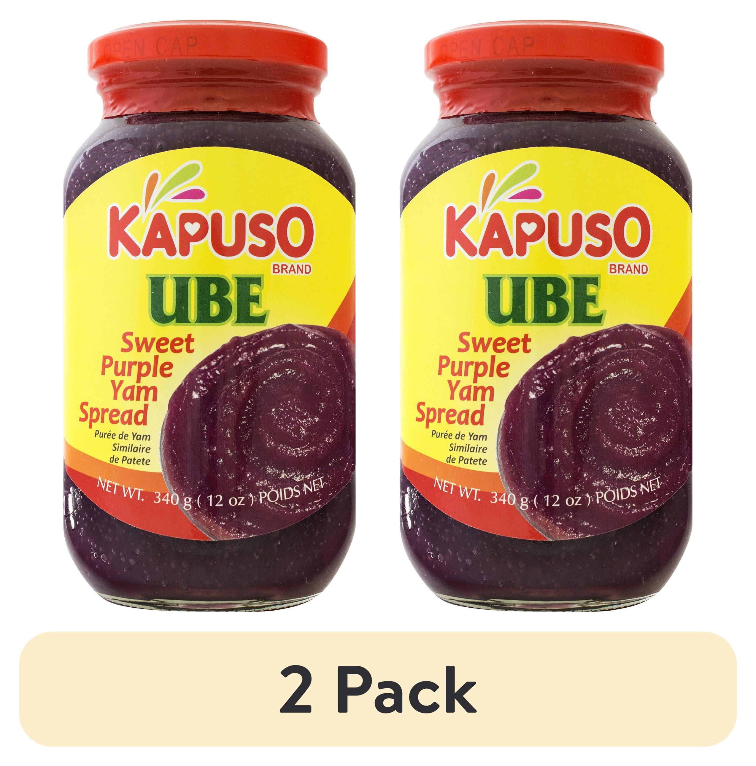 (2 pack) Kapuso Ube Sweet Purple Yam Spread 340g (12oz) - Pack of 1 ...