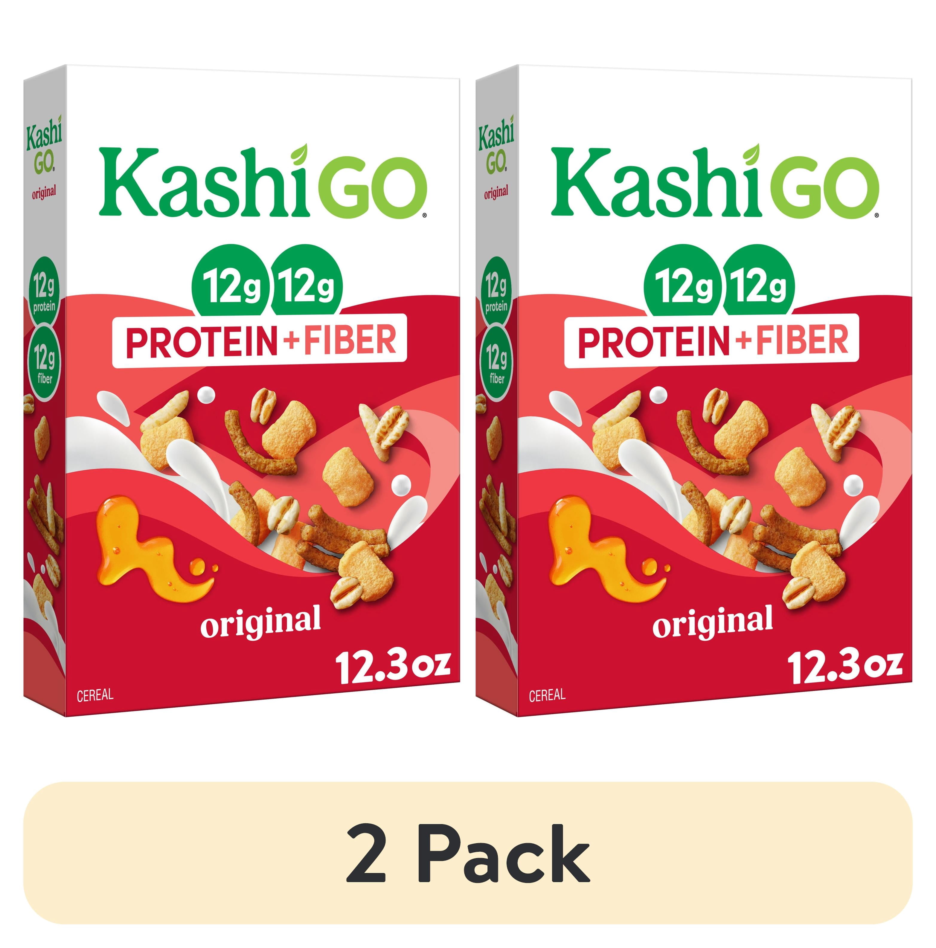 (2 pack) Kashi GO Original Protein Cereal Box, 12.3 oz - Walmart.com