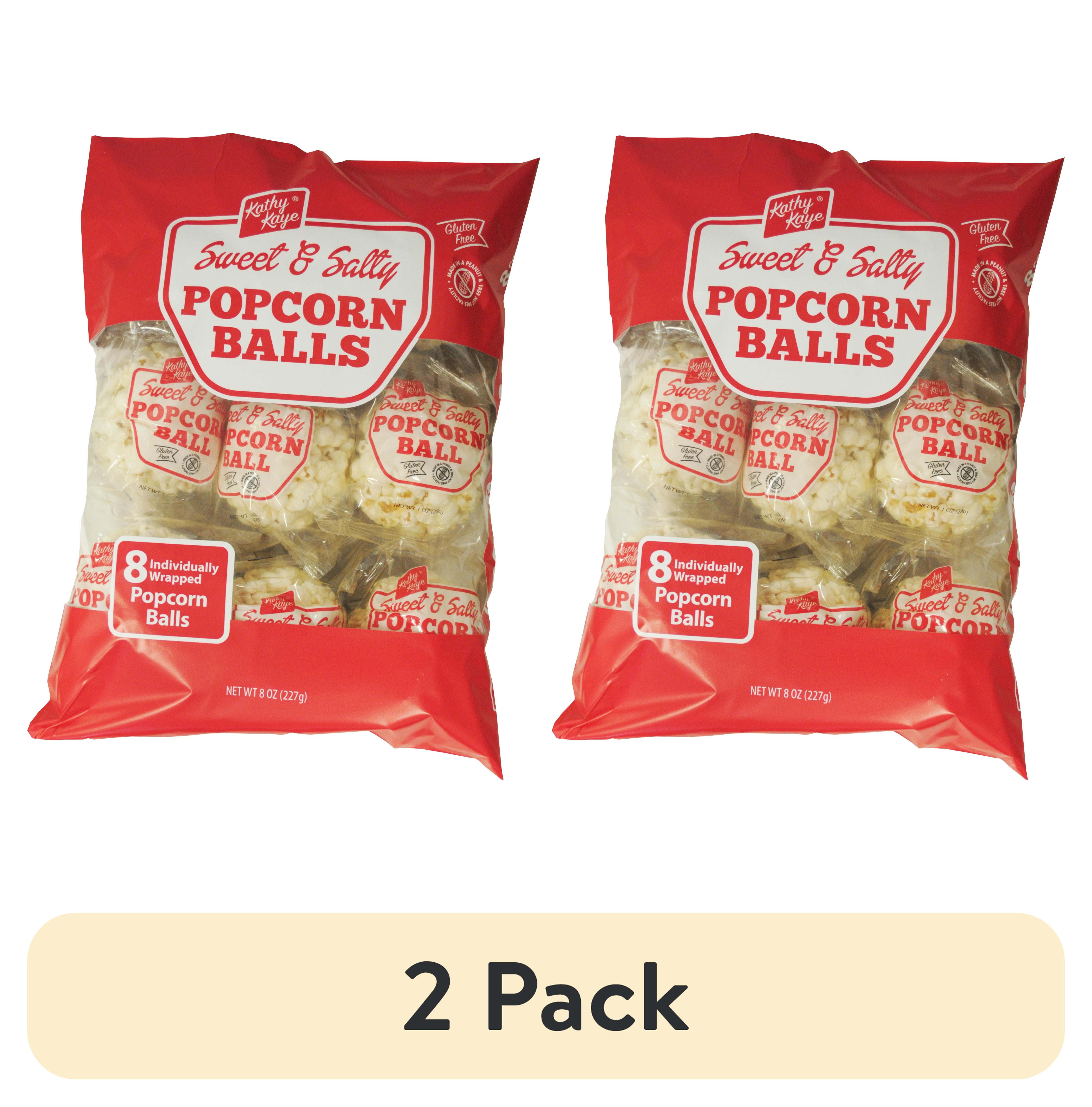 (2 pack) Kathy Kaye Sweet & Salty Popcorn Balls, 8 Ct (1 oz.) - Walmart.com