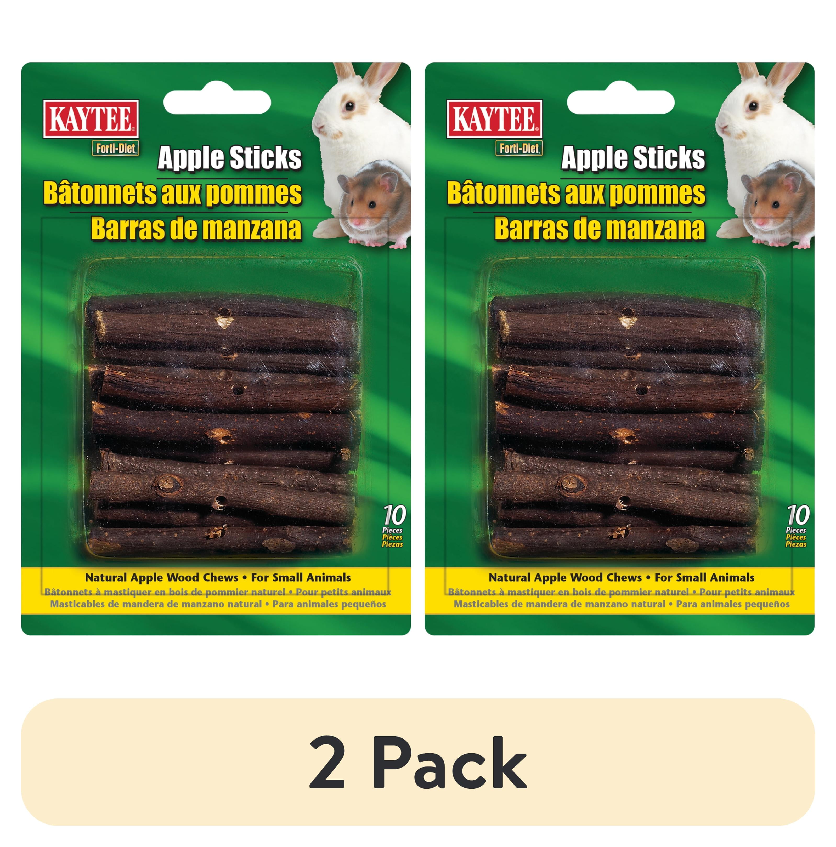(2 pack) Kaytee Forti-Diet Apple Orchard Treat Sticks, 10 Count ...