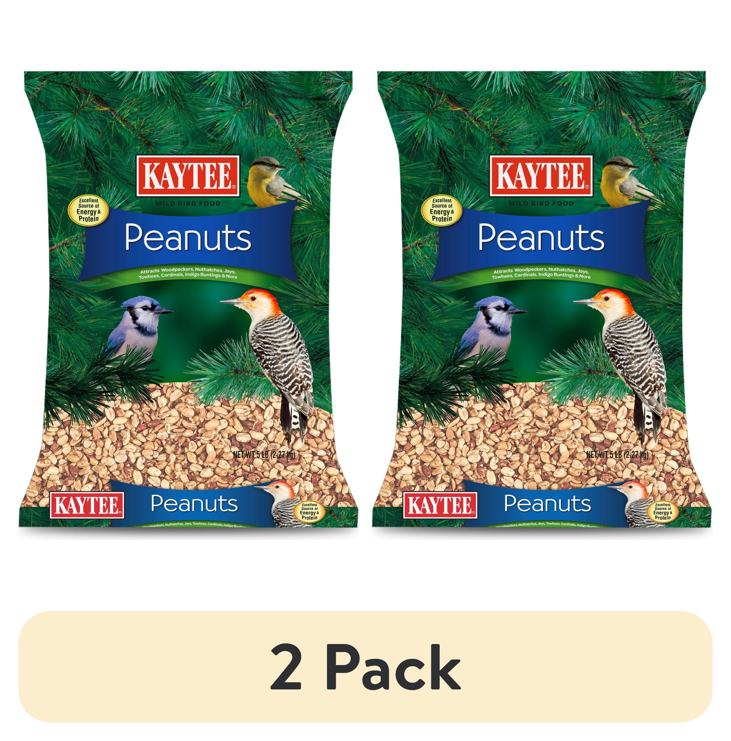 (2 pack) Kaytee Peanuts Wild Bird Food 5 pounds - Walmart.com