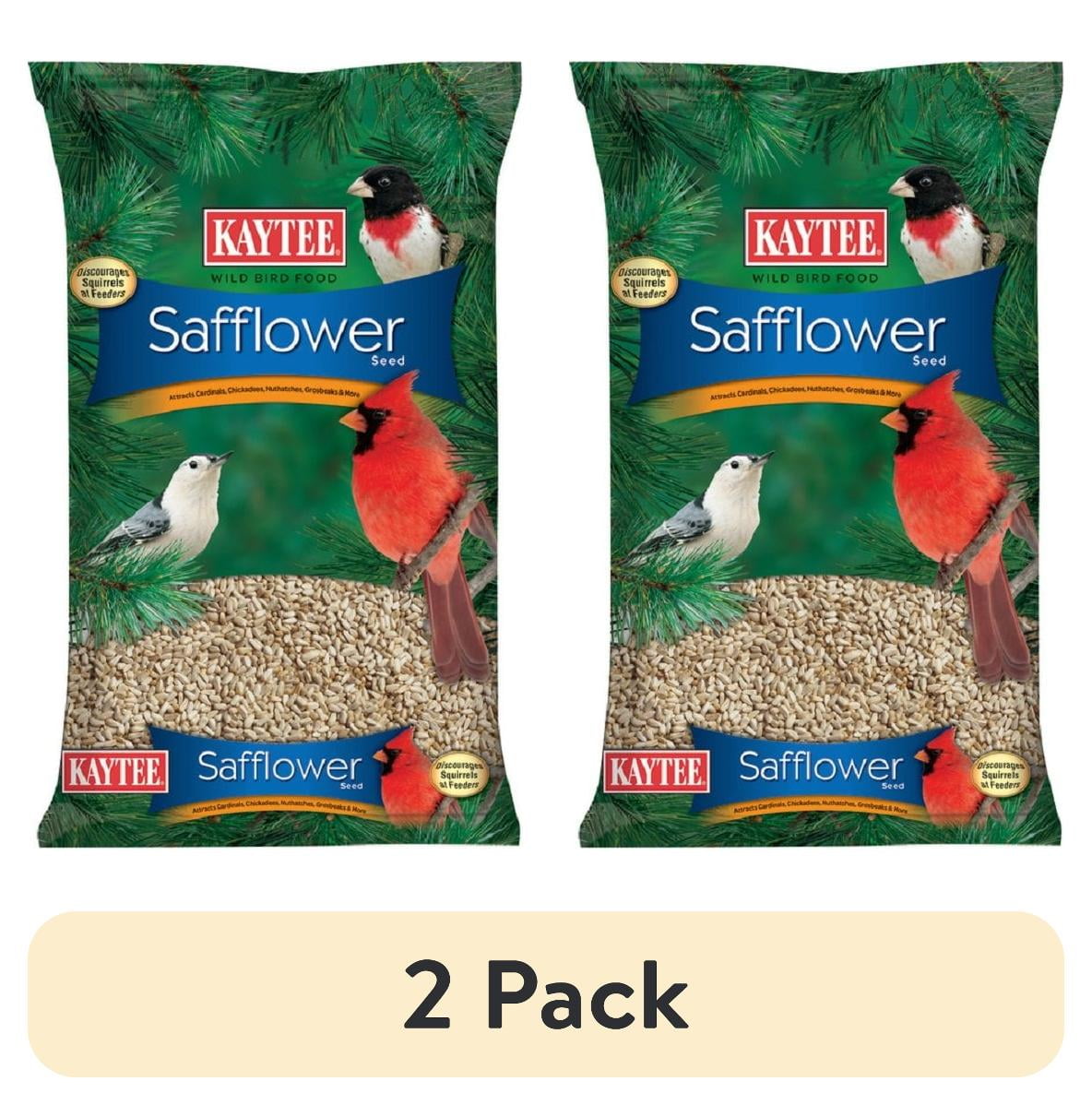 (2 pack) Kaytee Safflower Songbird Wild Bird Food Safflower Seeds 5 lb ...