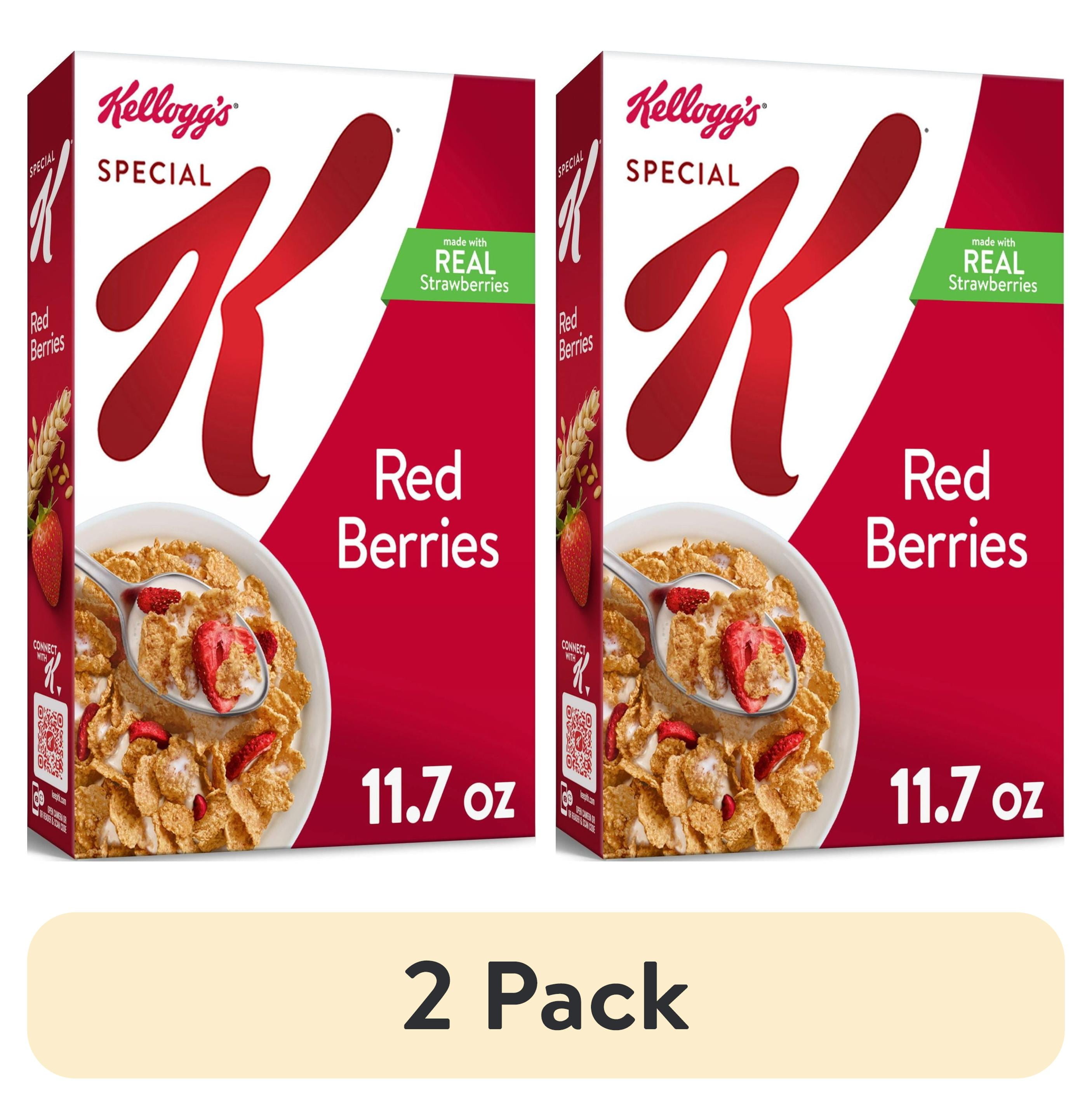 (2 pack) Kellogg's Special K Breakfast Cereal, Family Breakfast, Fiber ...