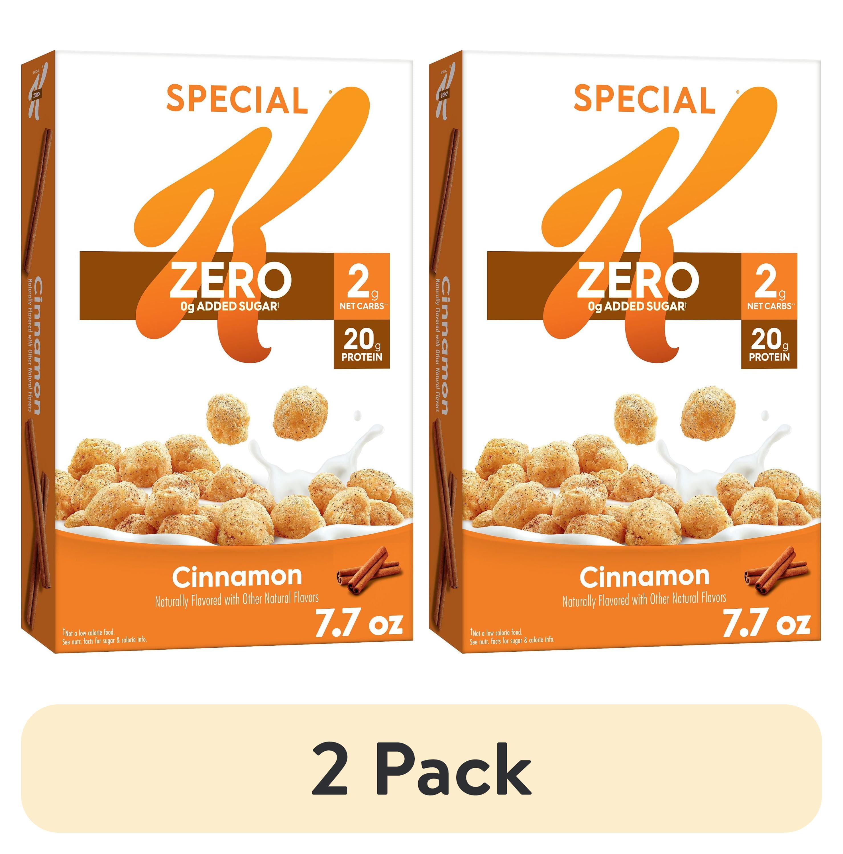 (2 pack) Kellogg's Special K Zero Breakfast Cereal, Keto Friendly ...