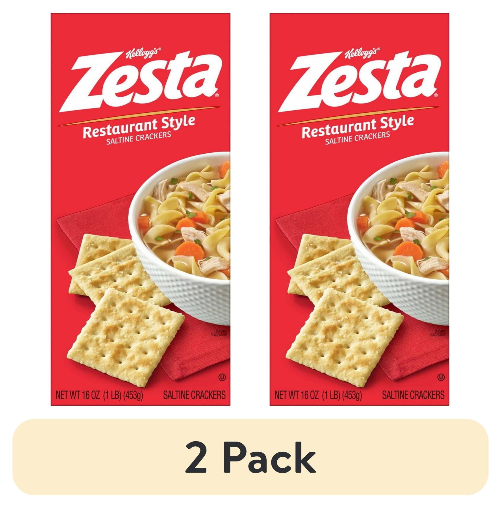(2 pack) Kellogg's Zesta Original Saltine Crackers - 16 oz - Walmart.com