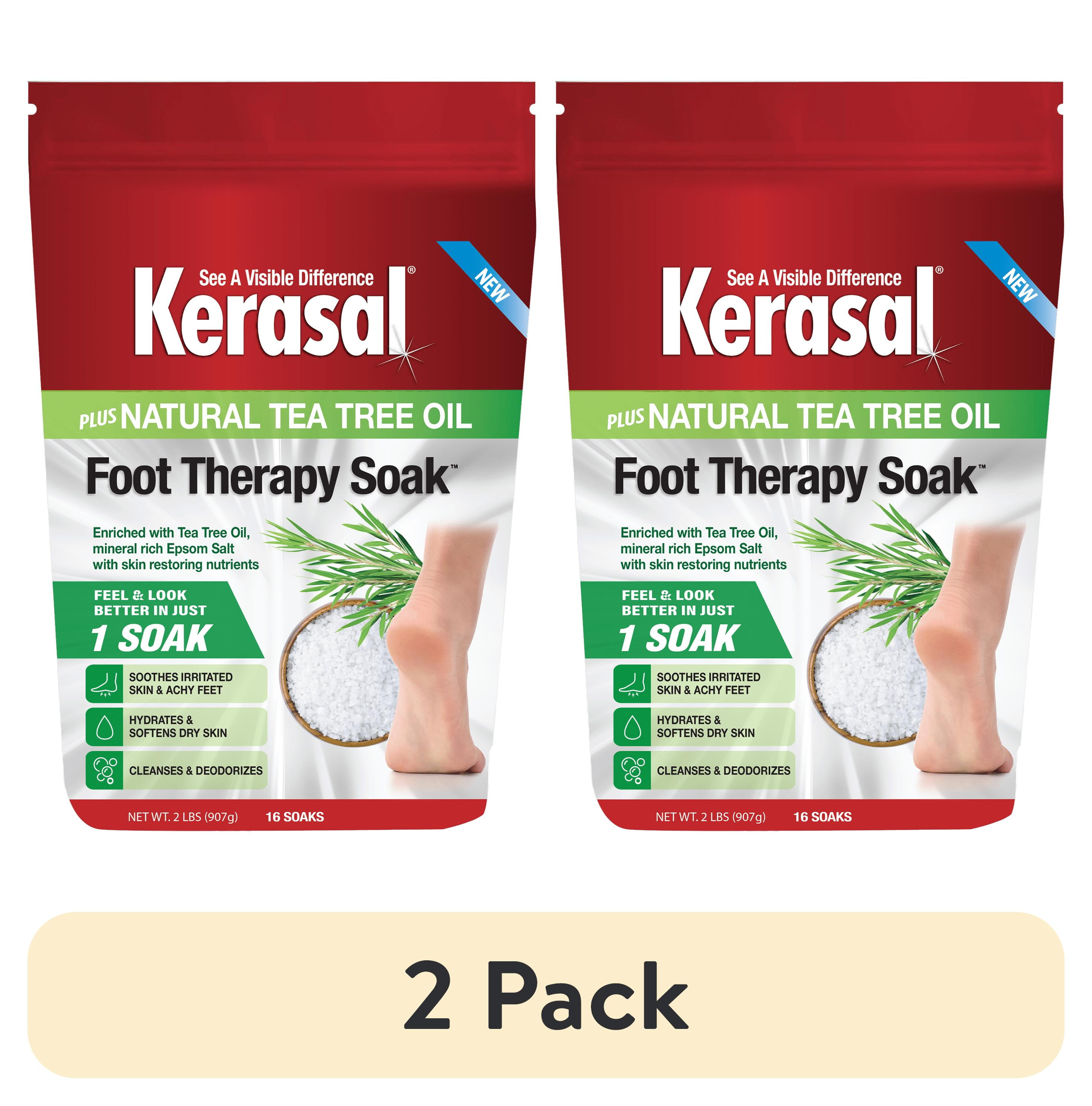 (2 pack) Kerasal Foot Therapy Soak, Foot Soak for Achy, Tired and Dry ...