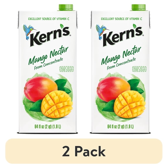 (2 pack) Kern’s Mango Nectar Juice, 64 fl oz - Walmart.com