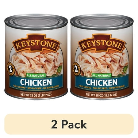 (2 pack) Keystone All Natural Chicken, 28 oz Can - Walmart.com
