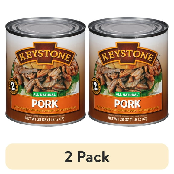 (2 Pack) Keystone All Natural Beef 14.5 oz Can Emergency Survival Food ...