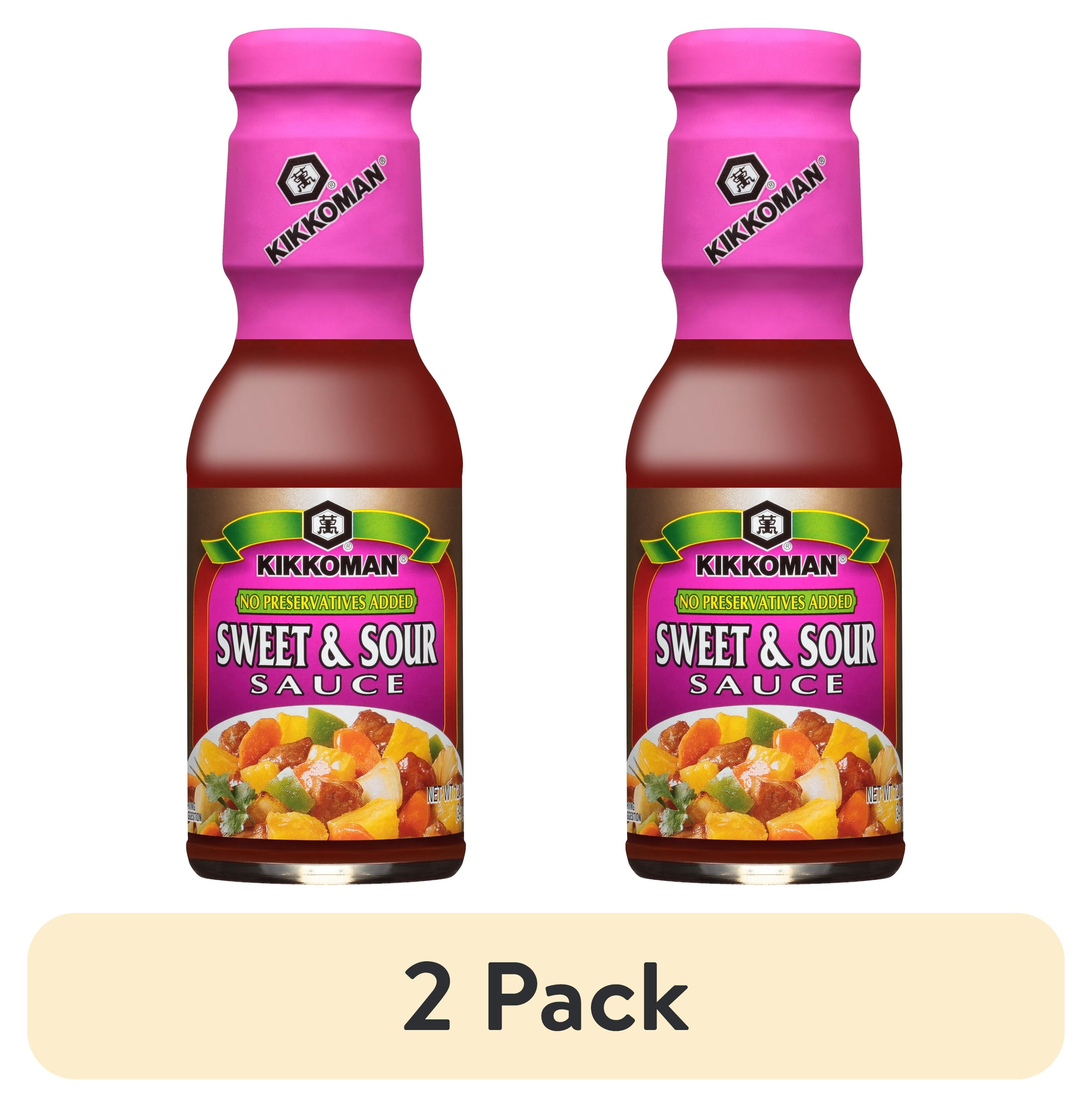 (2 pack) Kikkoman Sweet Sour Sauce, 12.0 OZ - Walmart.com