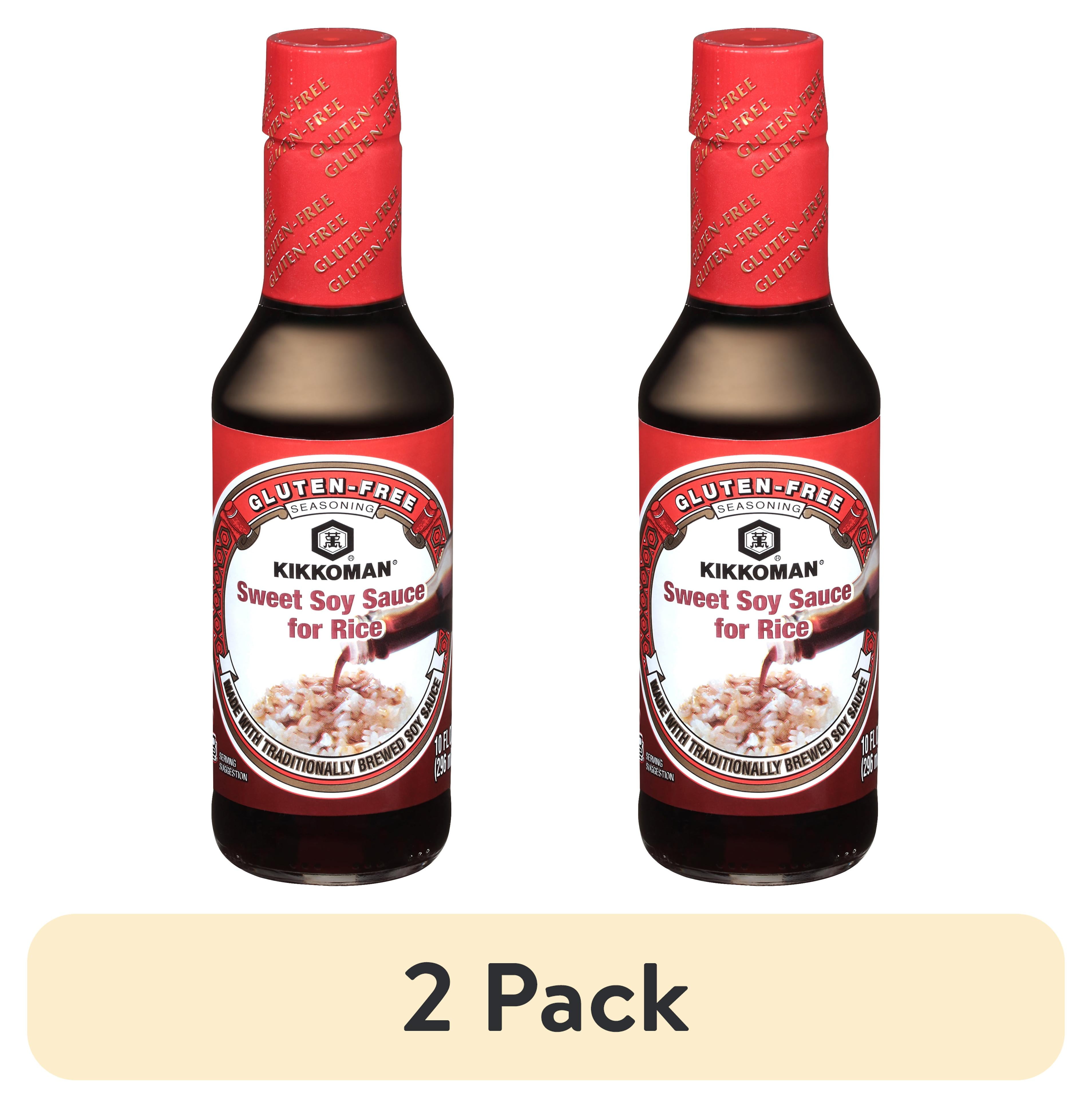 (2 pack) Kikkoman Sweet Soy Sauce for Rice, 10fl oz, Liquids, Gluten ...