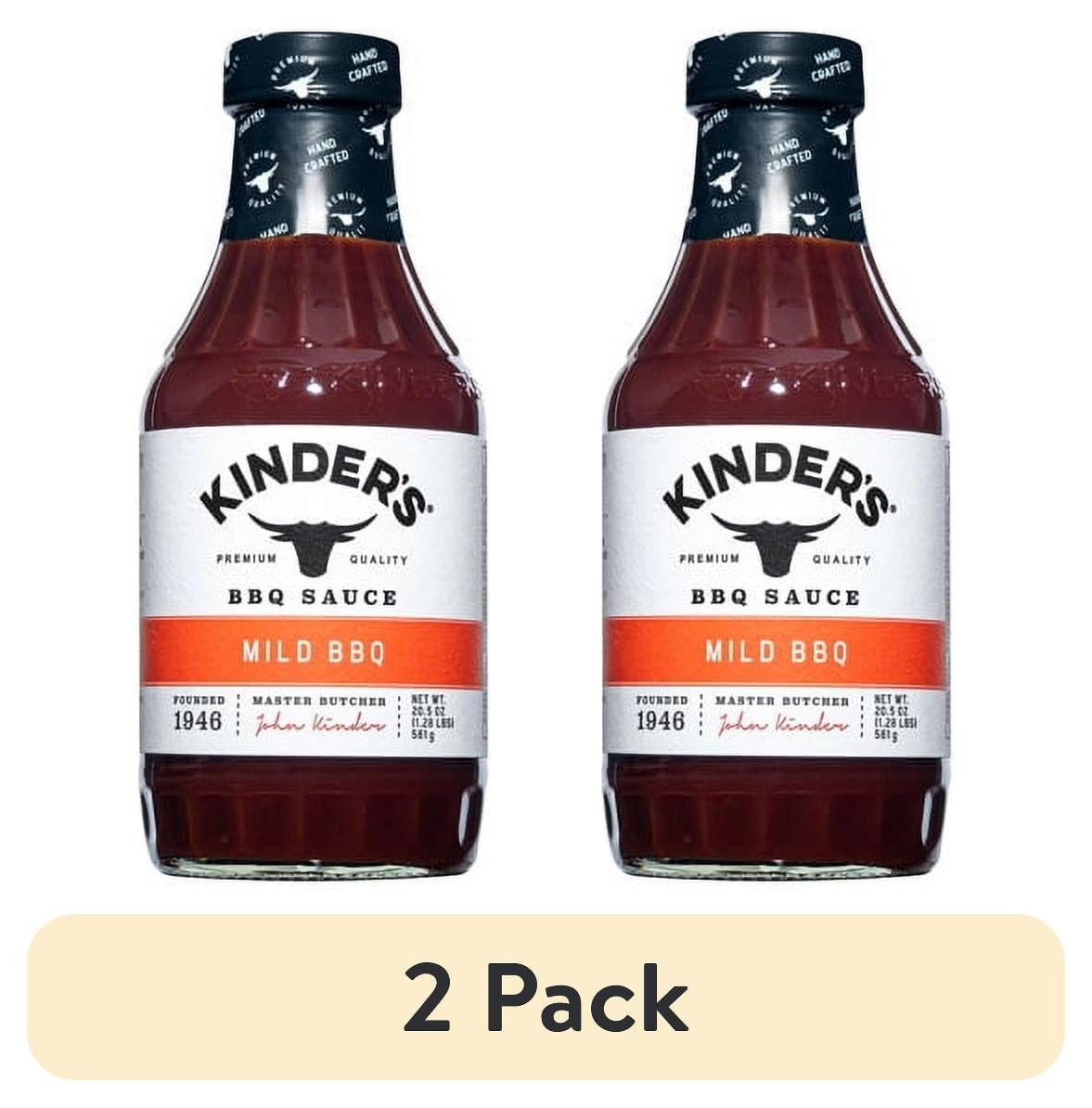 (2 pack) Kinder's Mild BBQ Sauce, 20.5 oz - Walmart.com