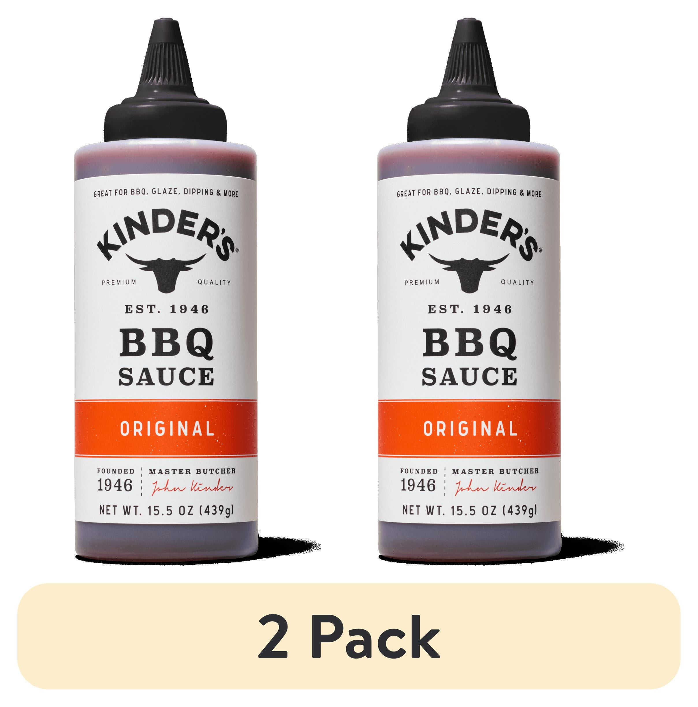 (2 pack) Kinder's Original Mild BBQ Sauce, 15.5 oz Squeeze Bottle ...