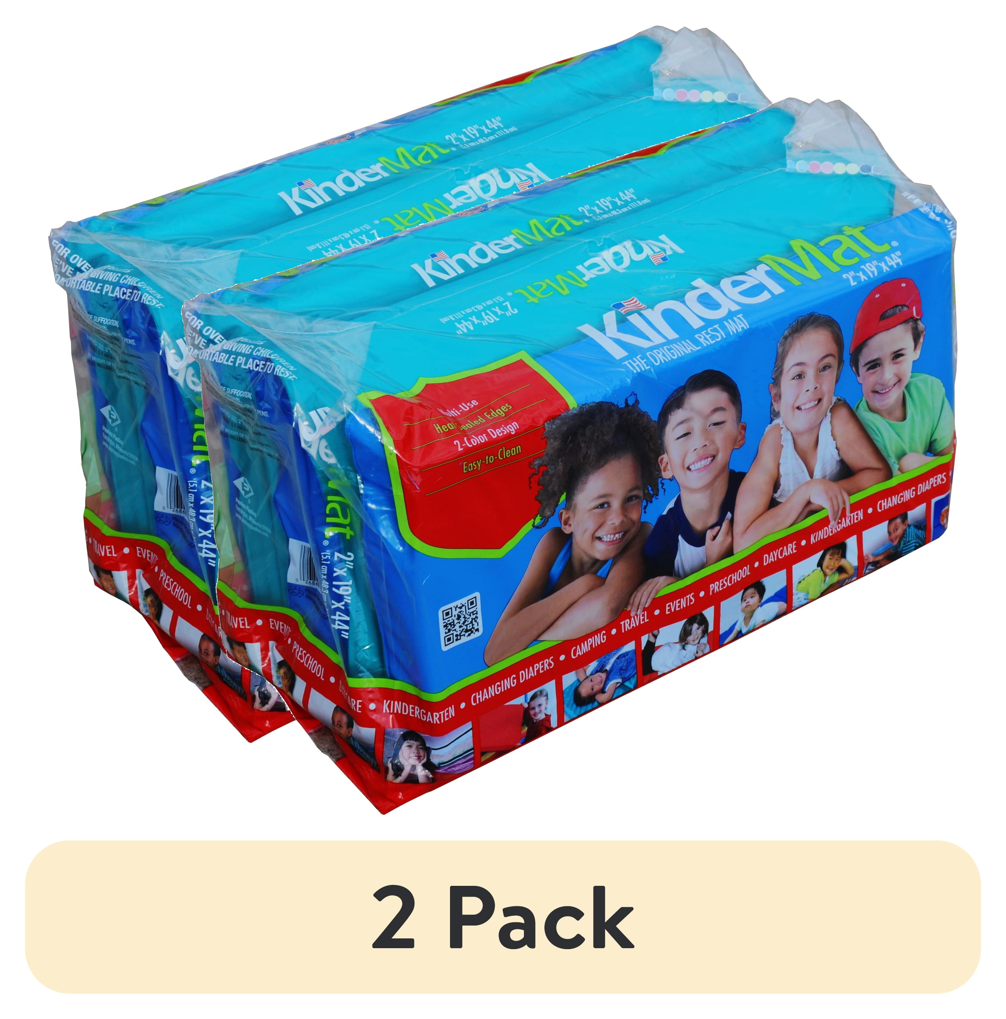 KinderMats Jr. Daydreamer 2 Pack Multicolor Nap Mats for Kids ...