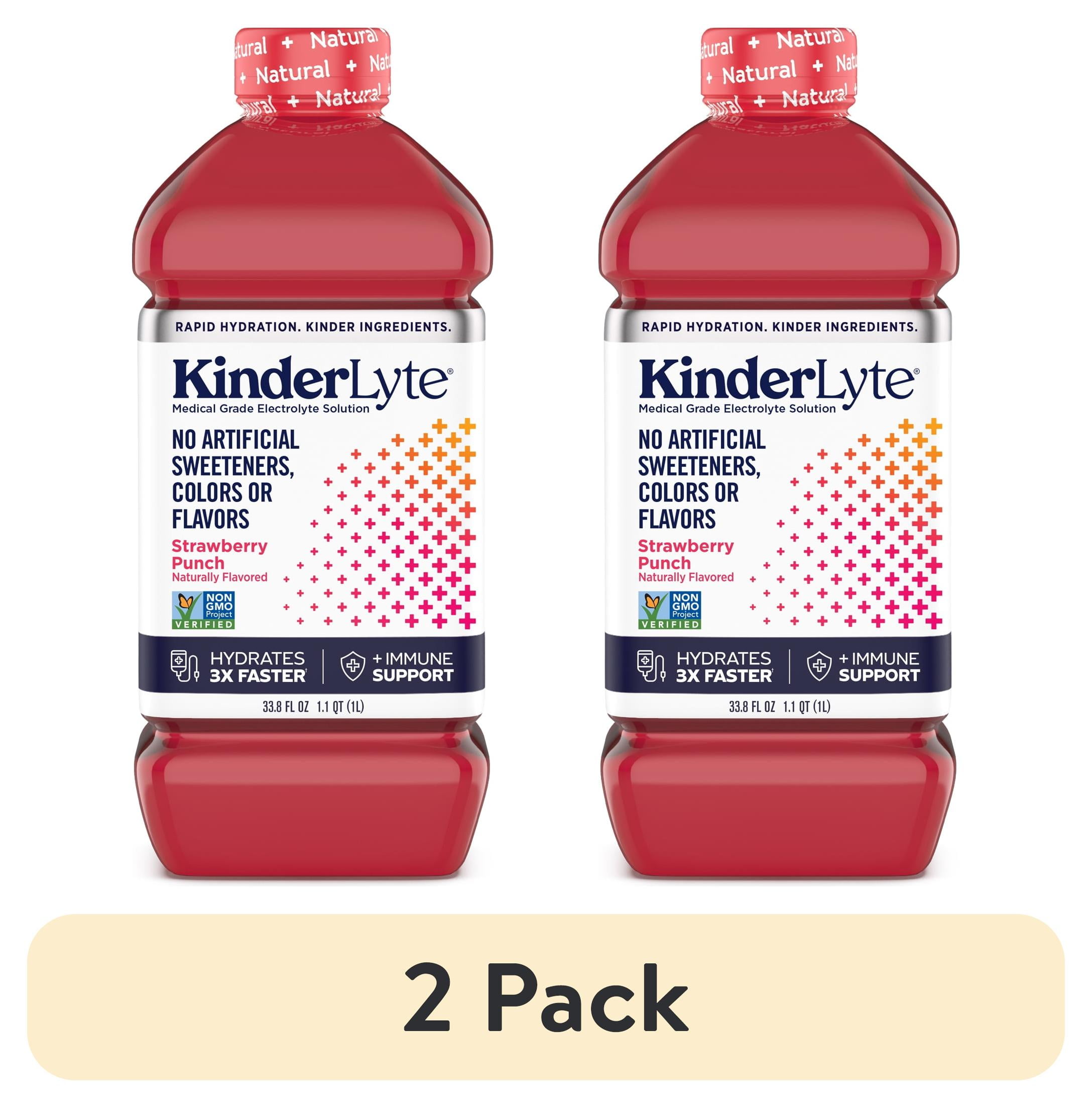 (2 pack) Kinderfarms KinderLyte Electrolyte Solution Drink for Kids ...