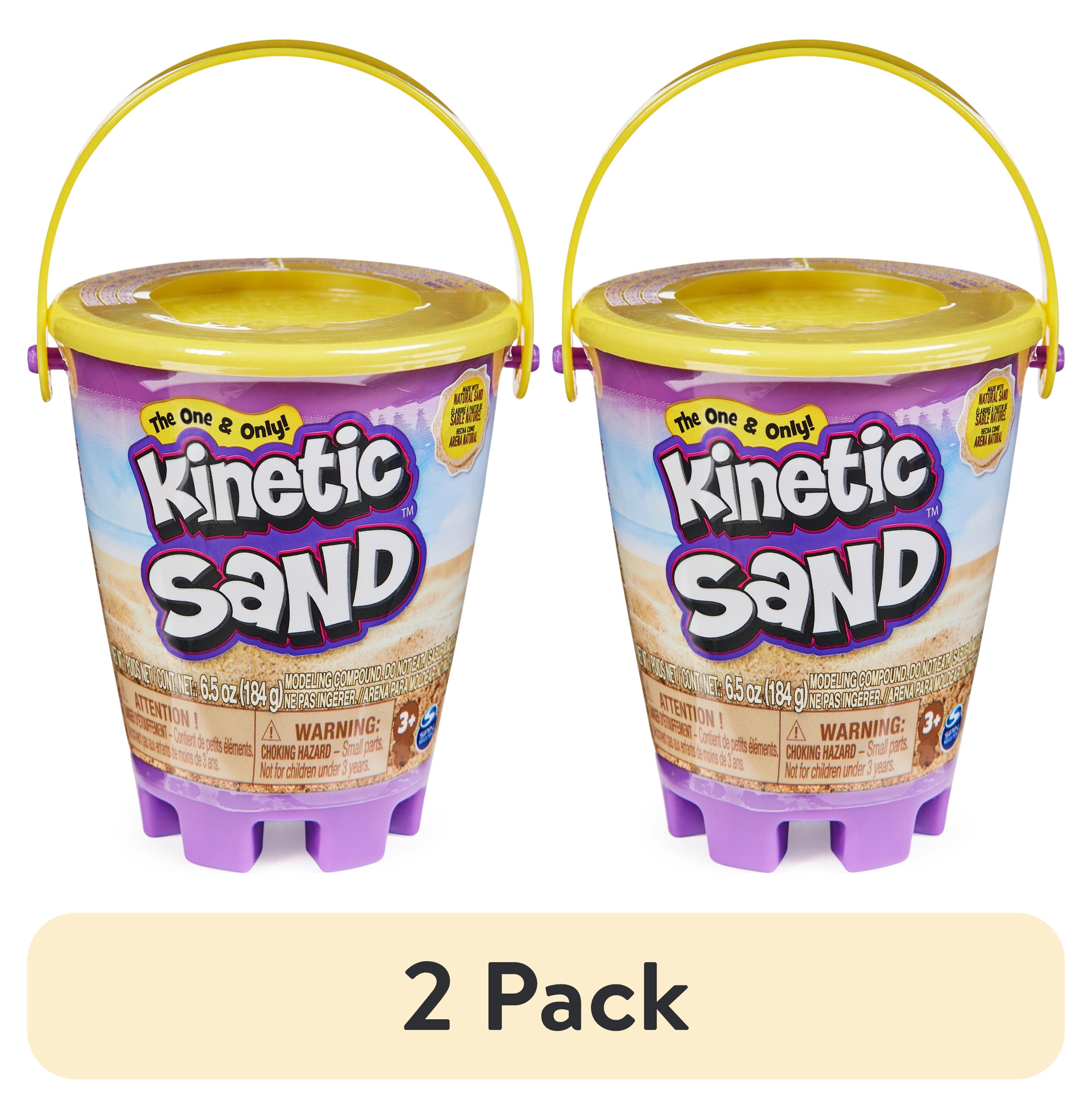 Kinetic Sand Mini Sand Pail - 6.5oz Beach Sand - Walmart.com