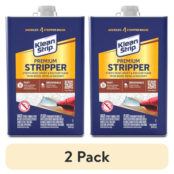 (2 pack) Klean-Strip Premium Stripper, 1 Quart - Walmart.com