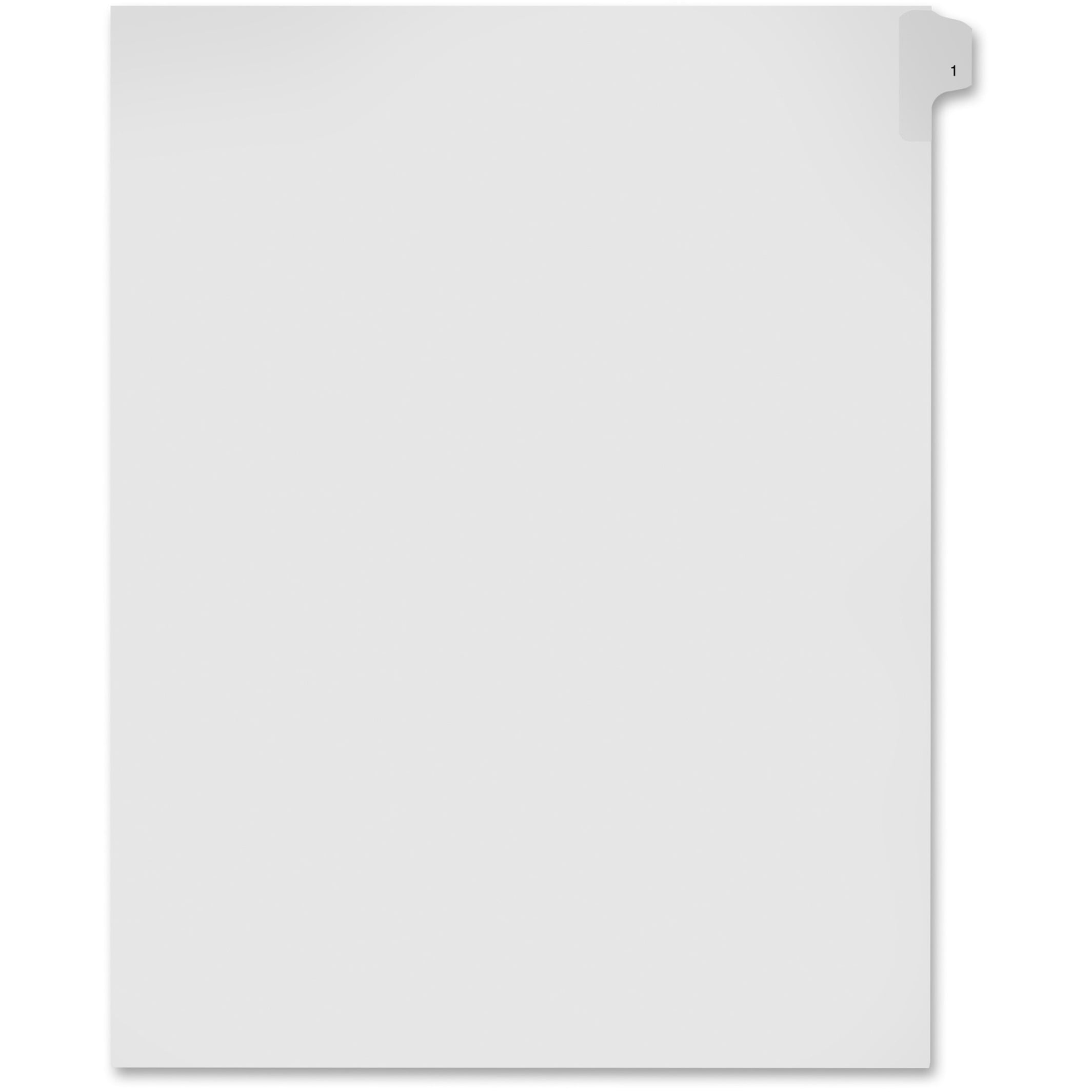 (2 pack) Kleer-Fax Numeric Laminated Tab Index Dividers - Walmart ...