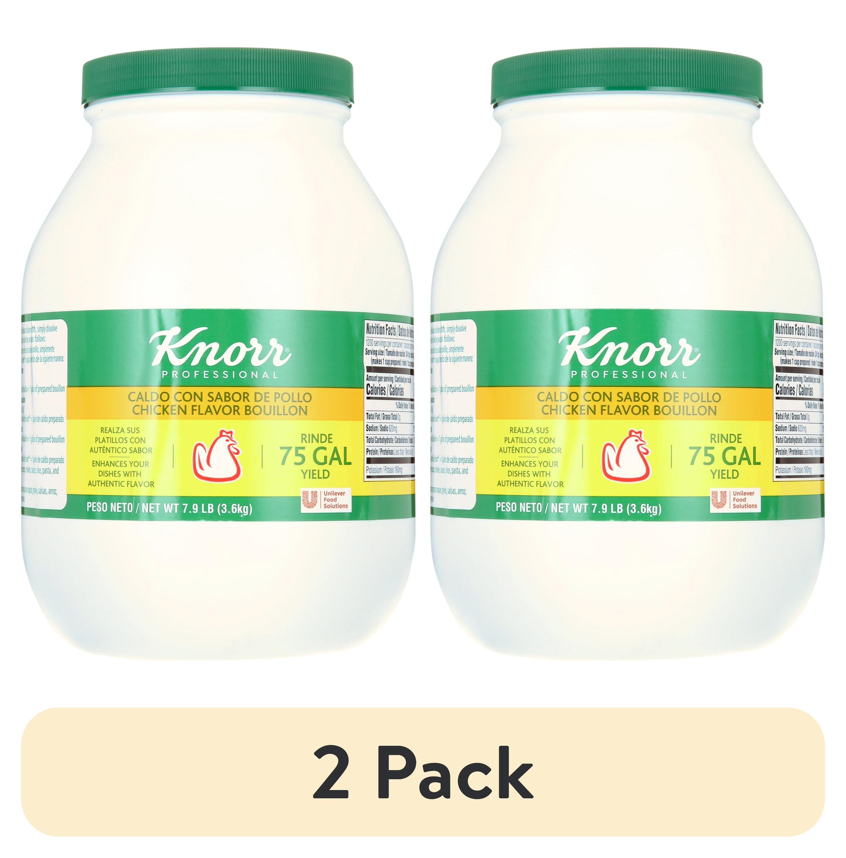 (2 pack) Knorr Professional Caldo de Pollo, Shelf Stable Chicken Flavor ...