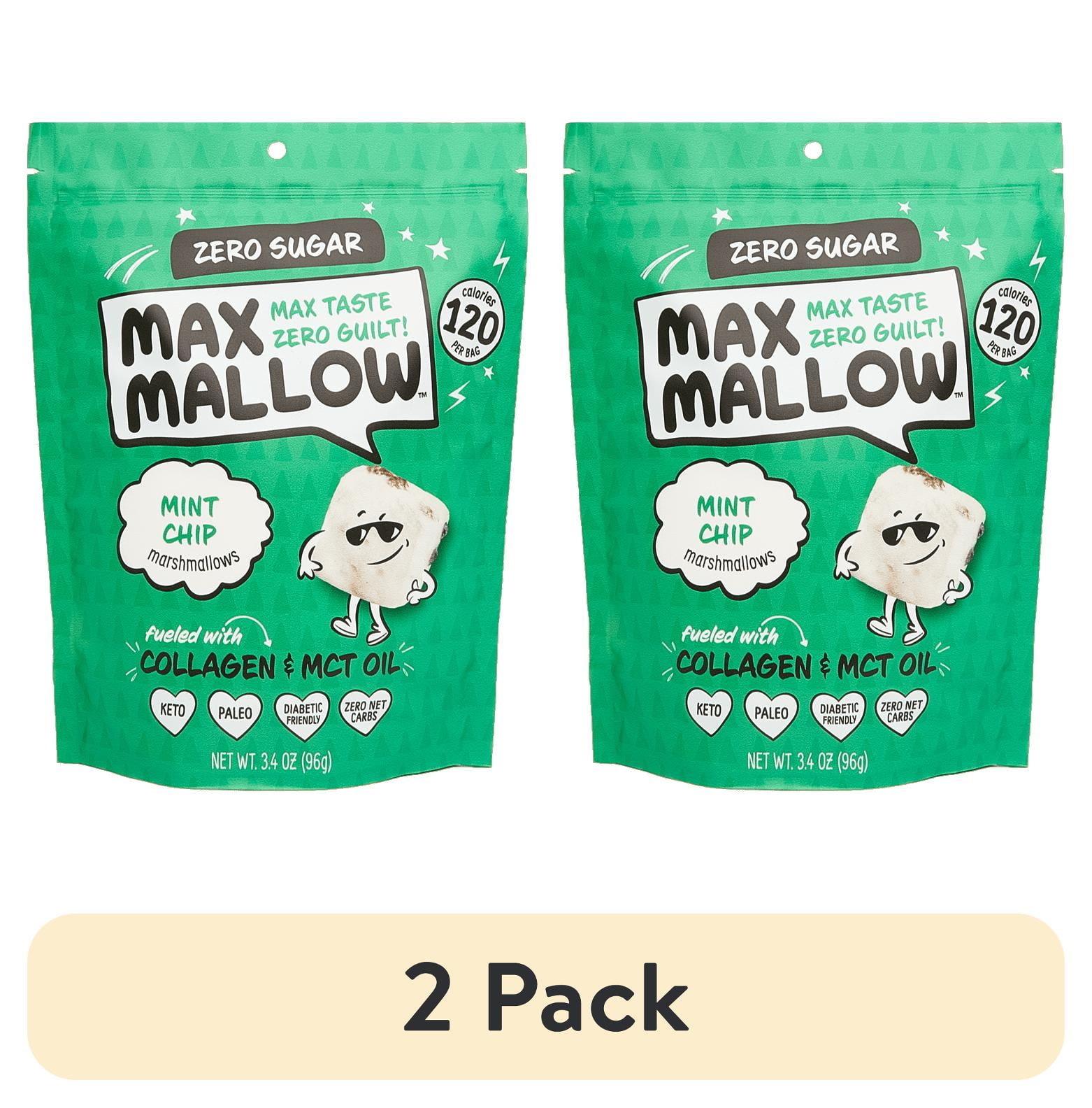 (2 pack) Know Brainer Max Mallow Mint Chip - Guilt-Free & Zero Sugar ...