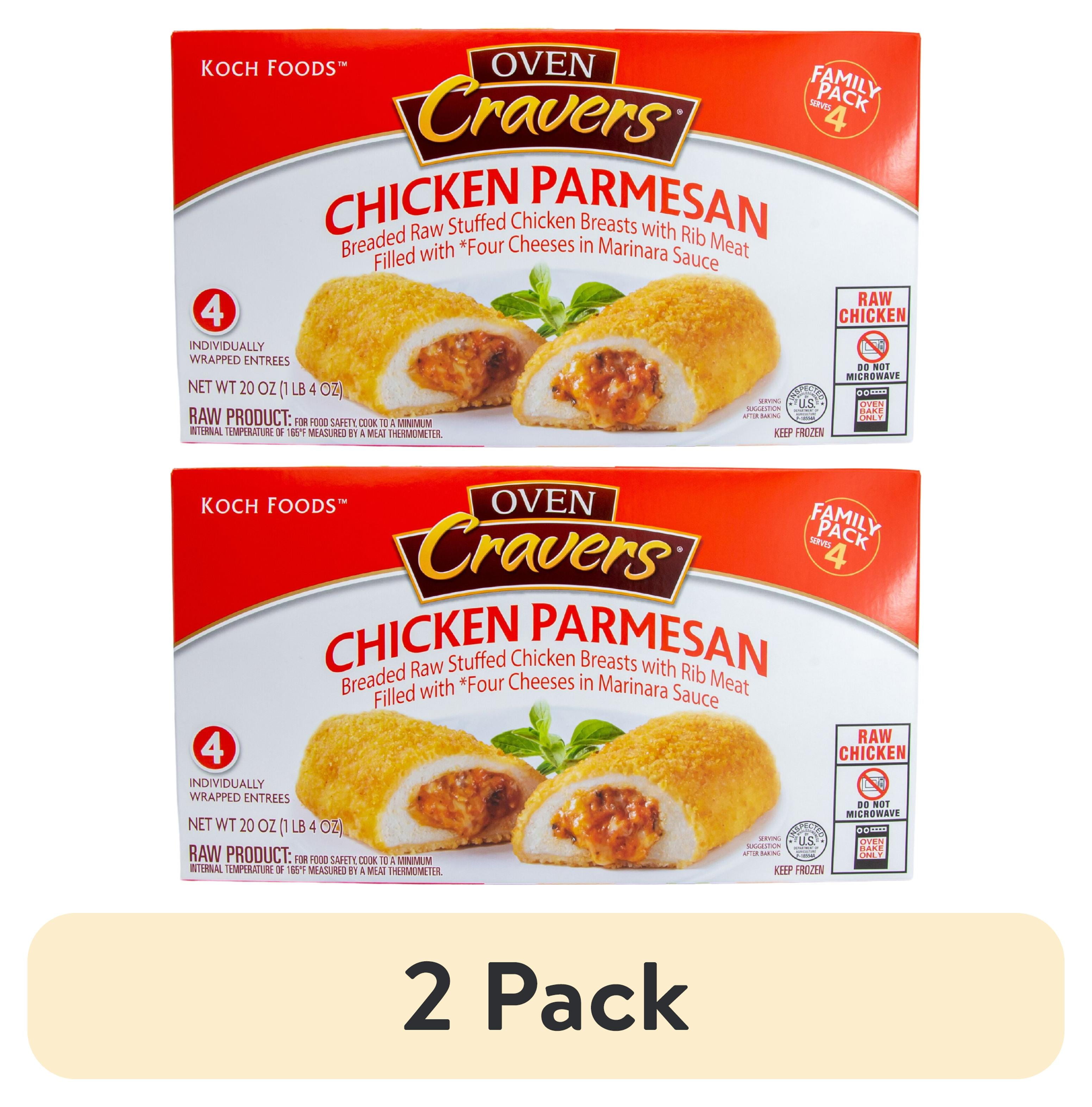 (2 pack) Koch Foods, Chicken Parmesan, Oven Cravers, 20 oz (Frozen ...