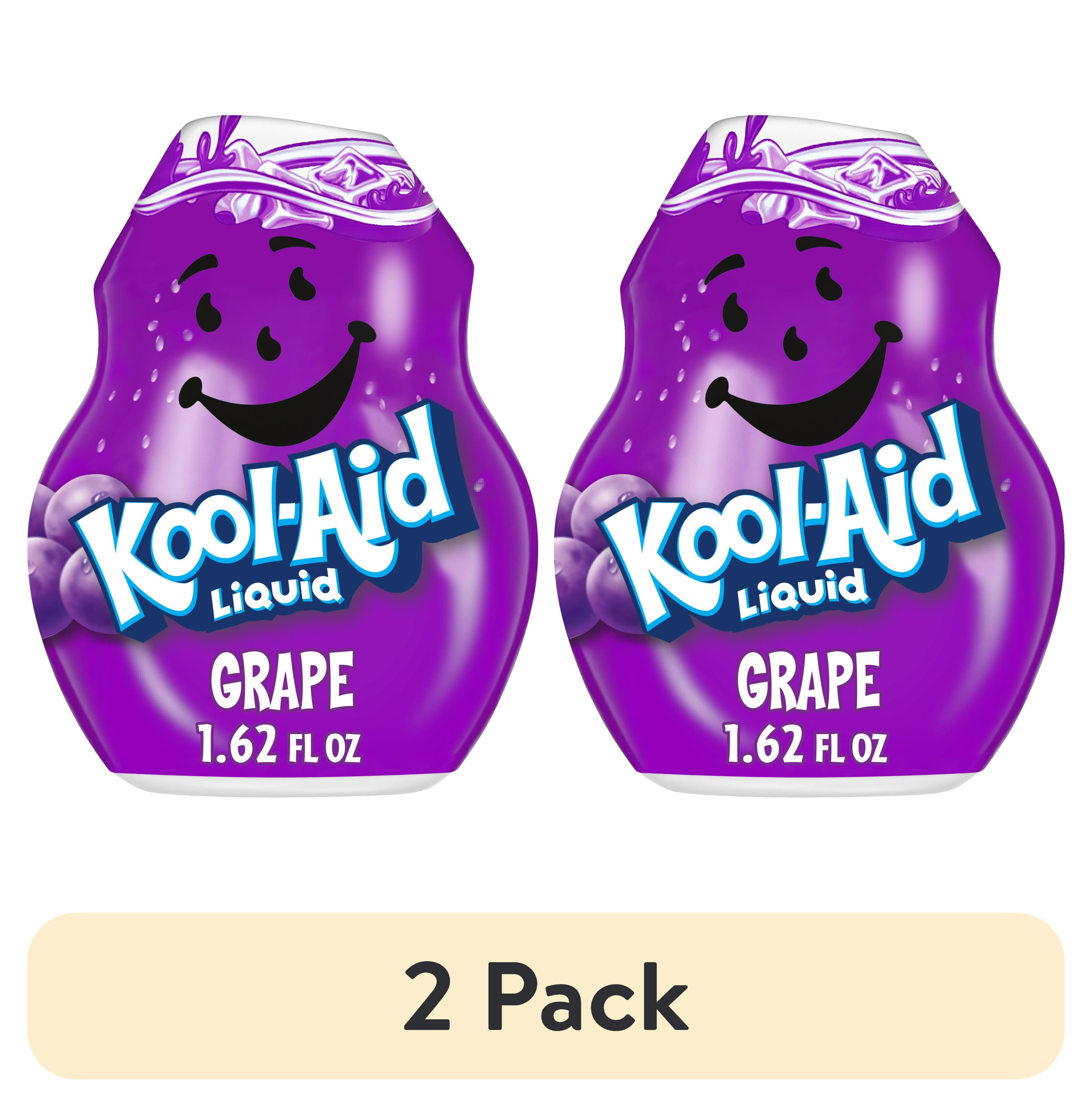 (2 pack) Kool-Aid Liquid Grape Soft Drink Mix, 1.62 fl oz Bottle - Walmart.com