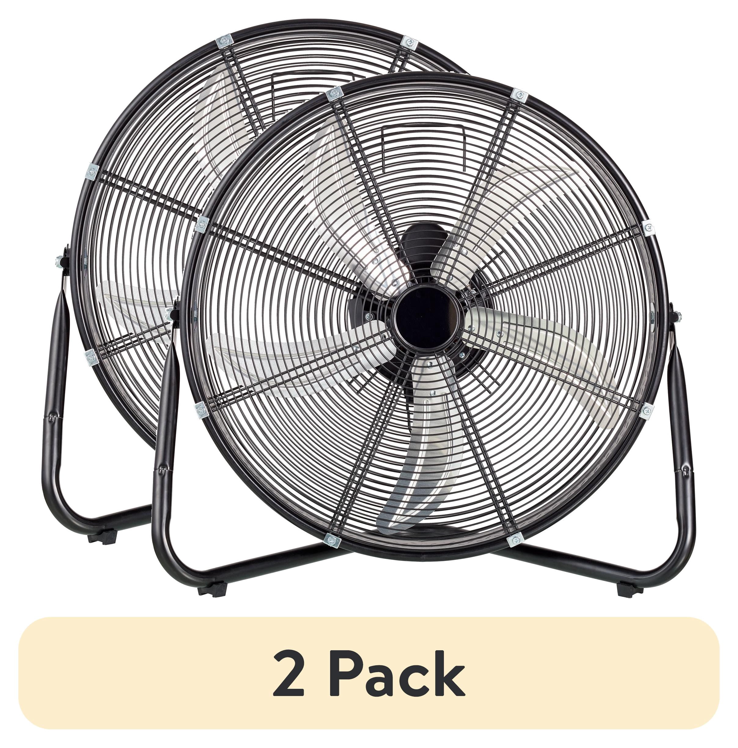 (2 pack) Kool-Flo New 20 inch High Velocity Drum Fan with Wall Mount ...