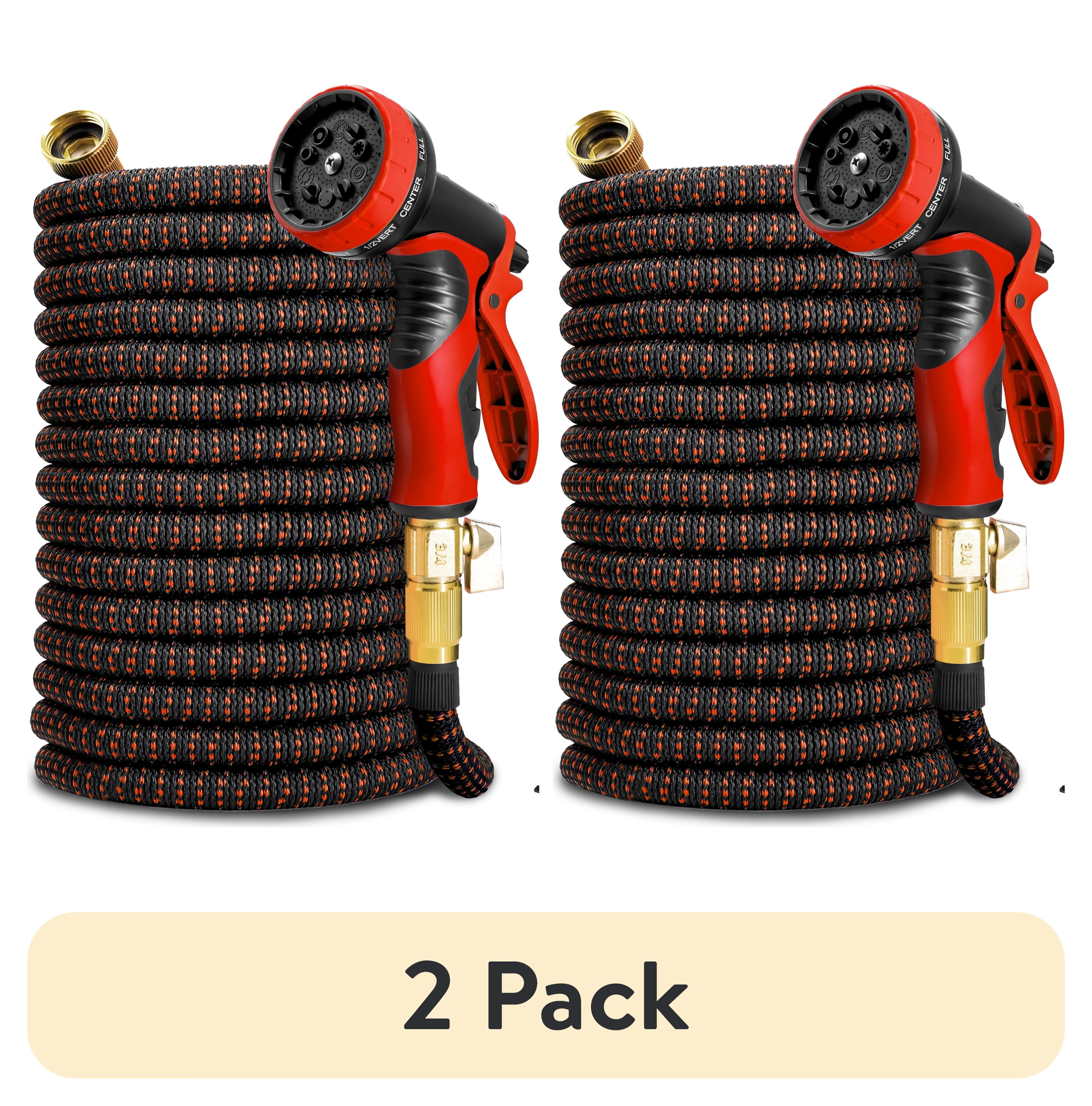 (2 pack) Kotto 100 ft Flexible Garden Hose, Water Hose for Outside with ...