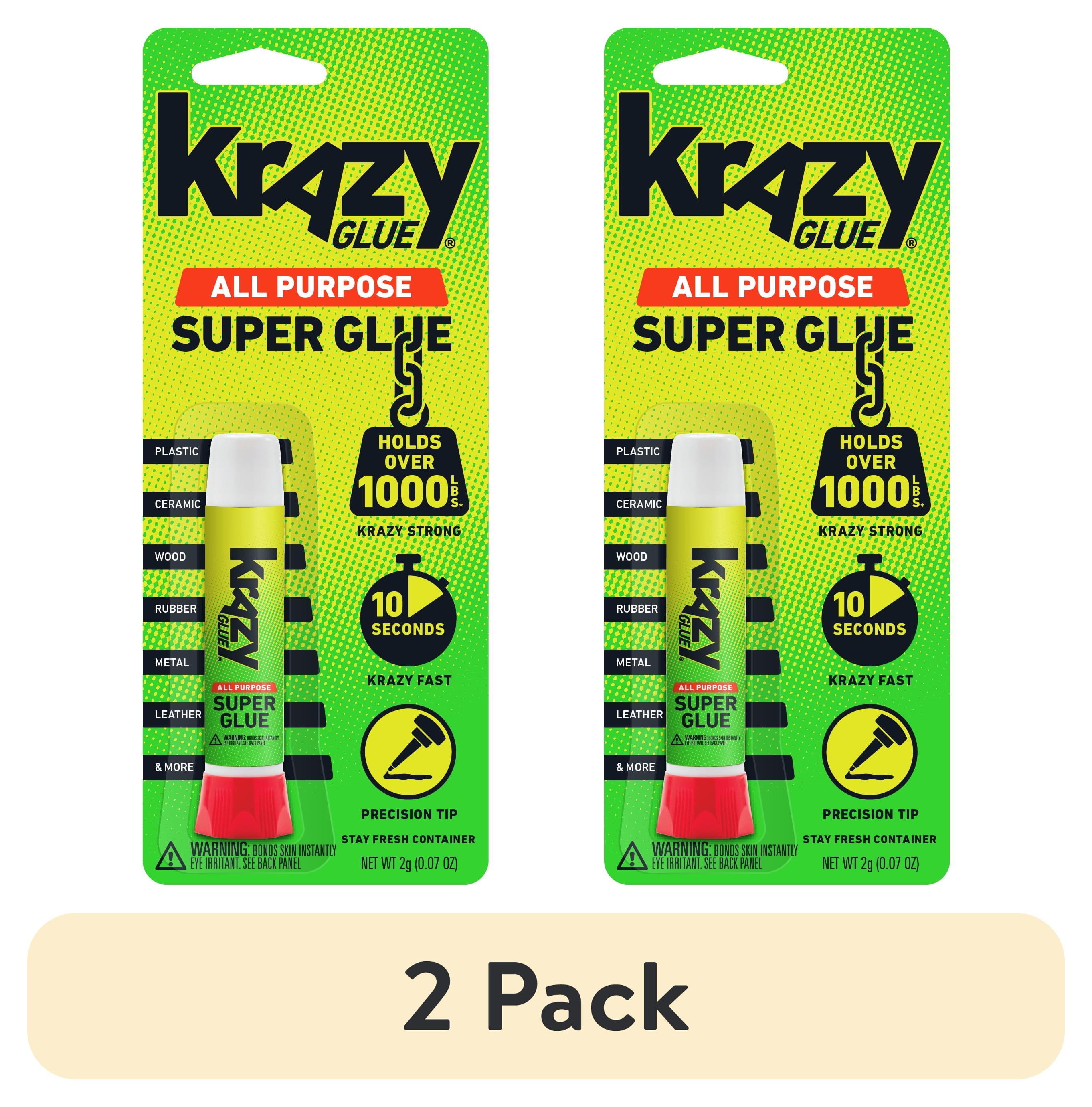 (2 pack) Krazy Glue All Purpose Precision Tip 2g - Walmart.com