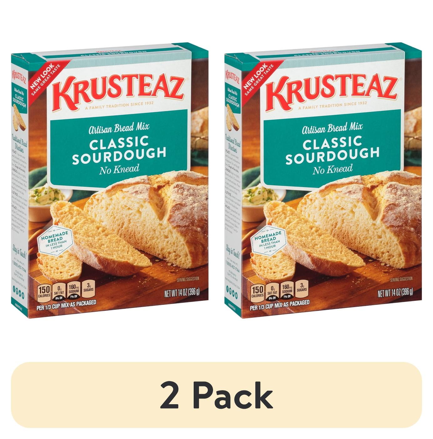 (2 pack) Krusteaz Bread Machine Mix Supreme Classic Sourdough 14 Ounce ...